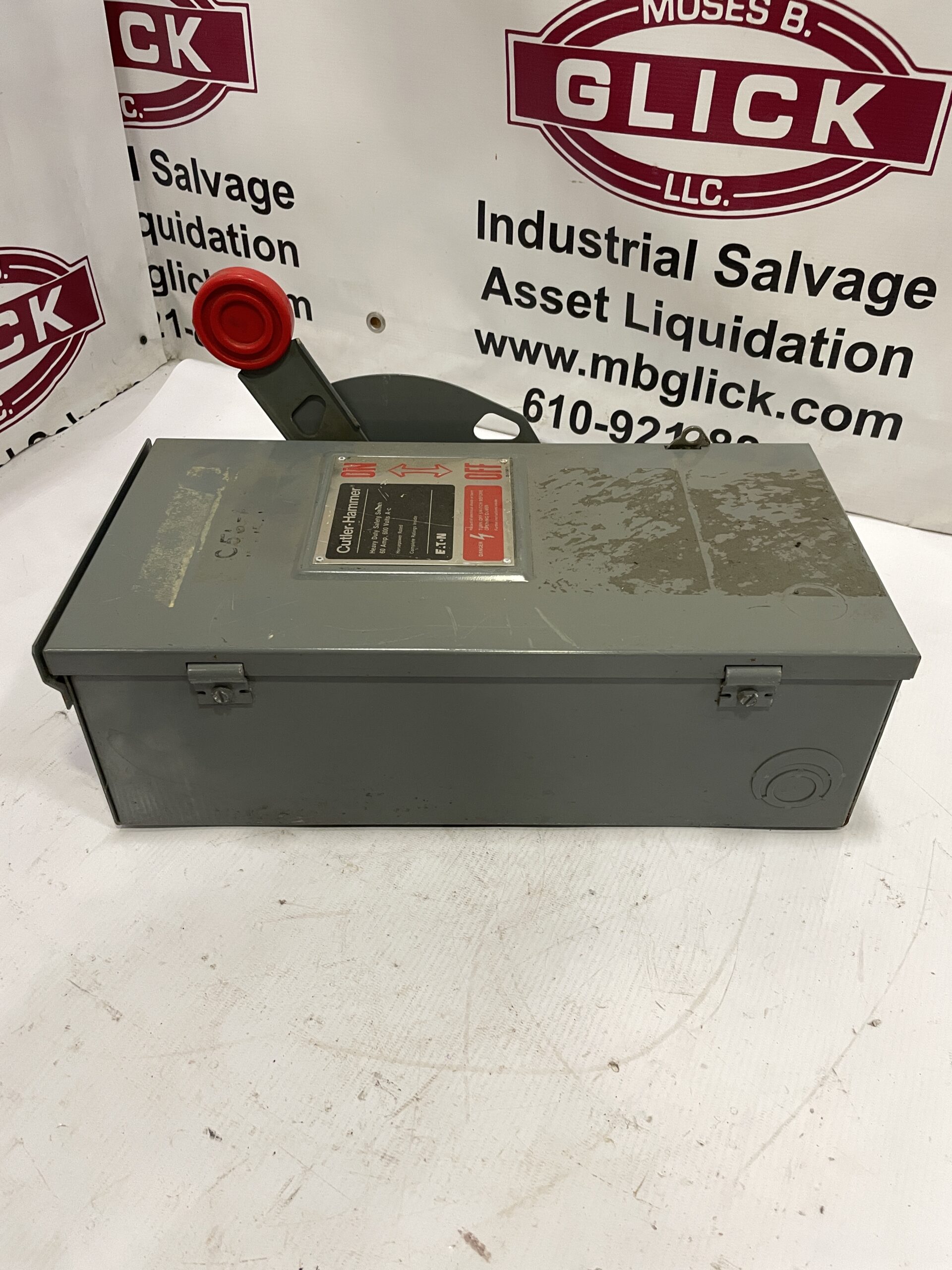 Eaton Cutler-Hammer DH362URK 60A 3 Pole Non-Fusible Safety Disconnect ...