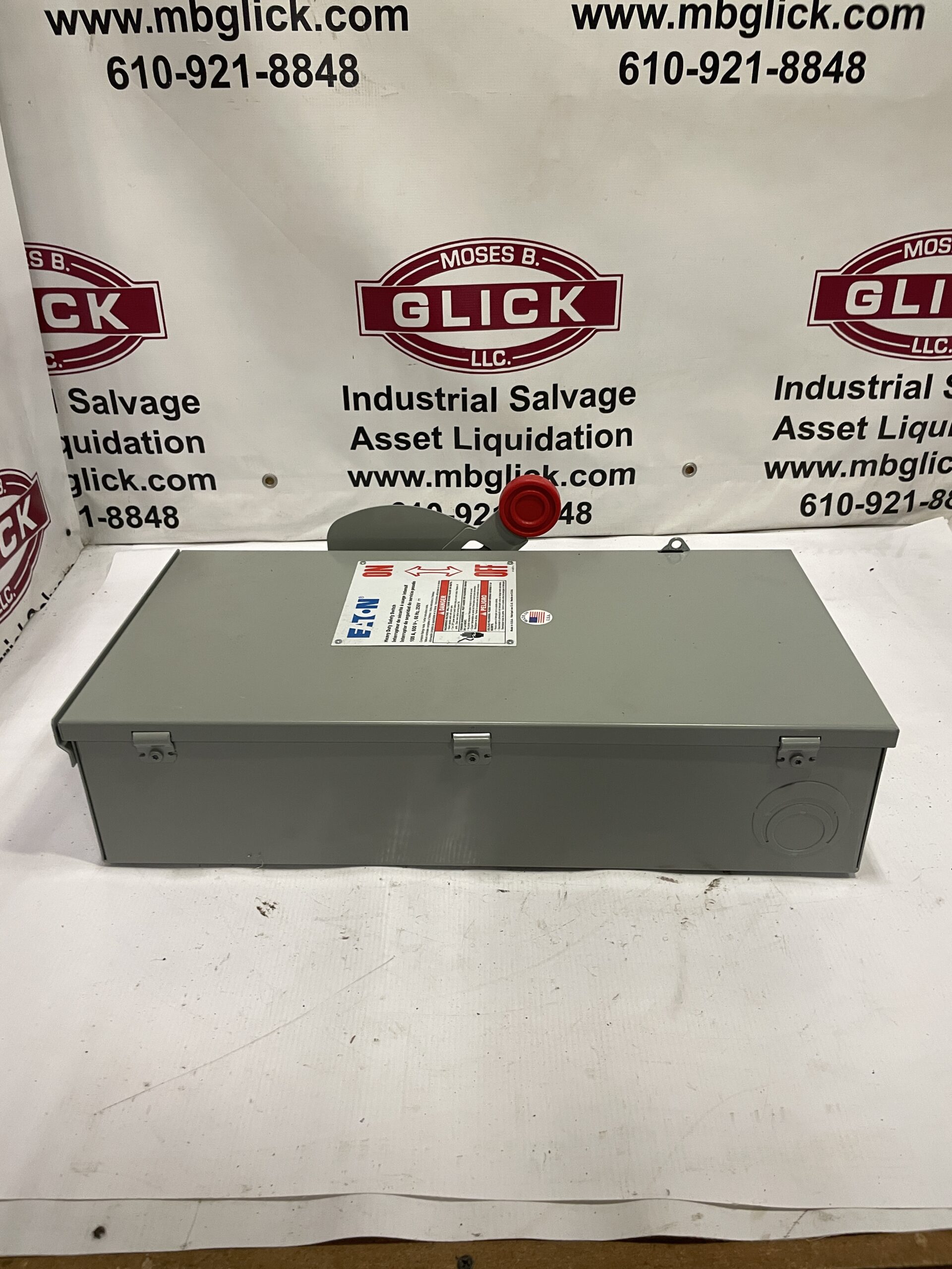 Eaton DH363URK 100A 3 Pole NEMA 3R Non-Fusible Safety Disconnect Switch ...