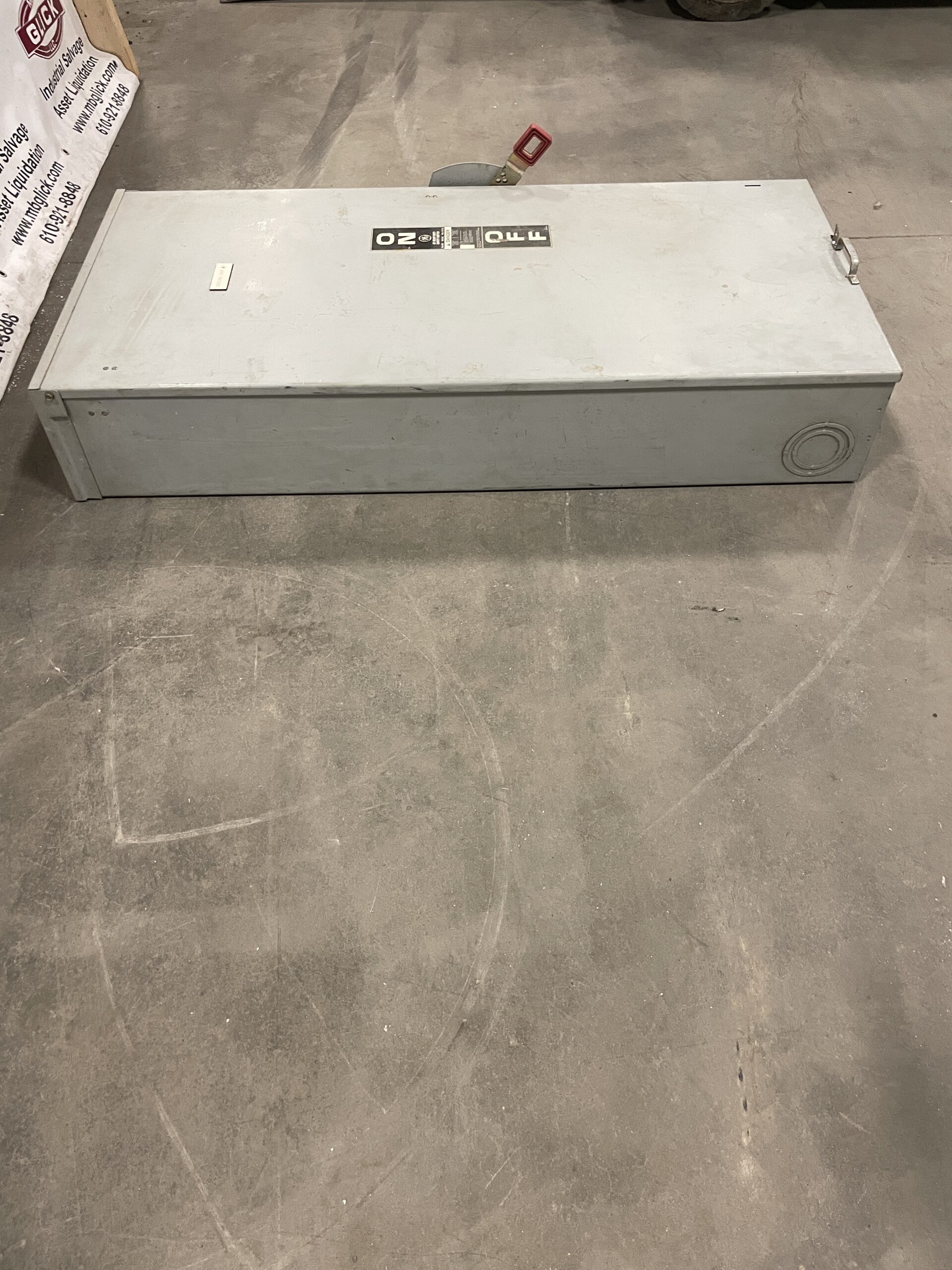 GE 400A Non-Fusible Safety Disconnect Switch 600V – Moses B. Glick