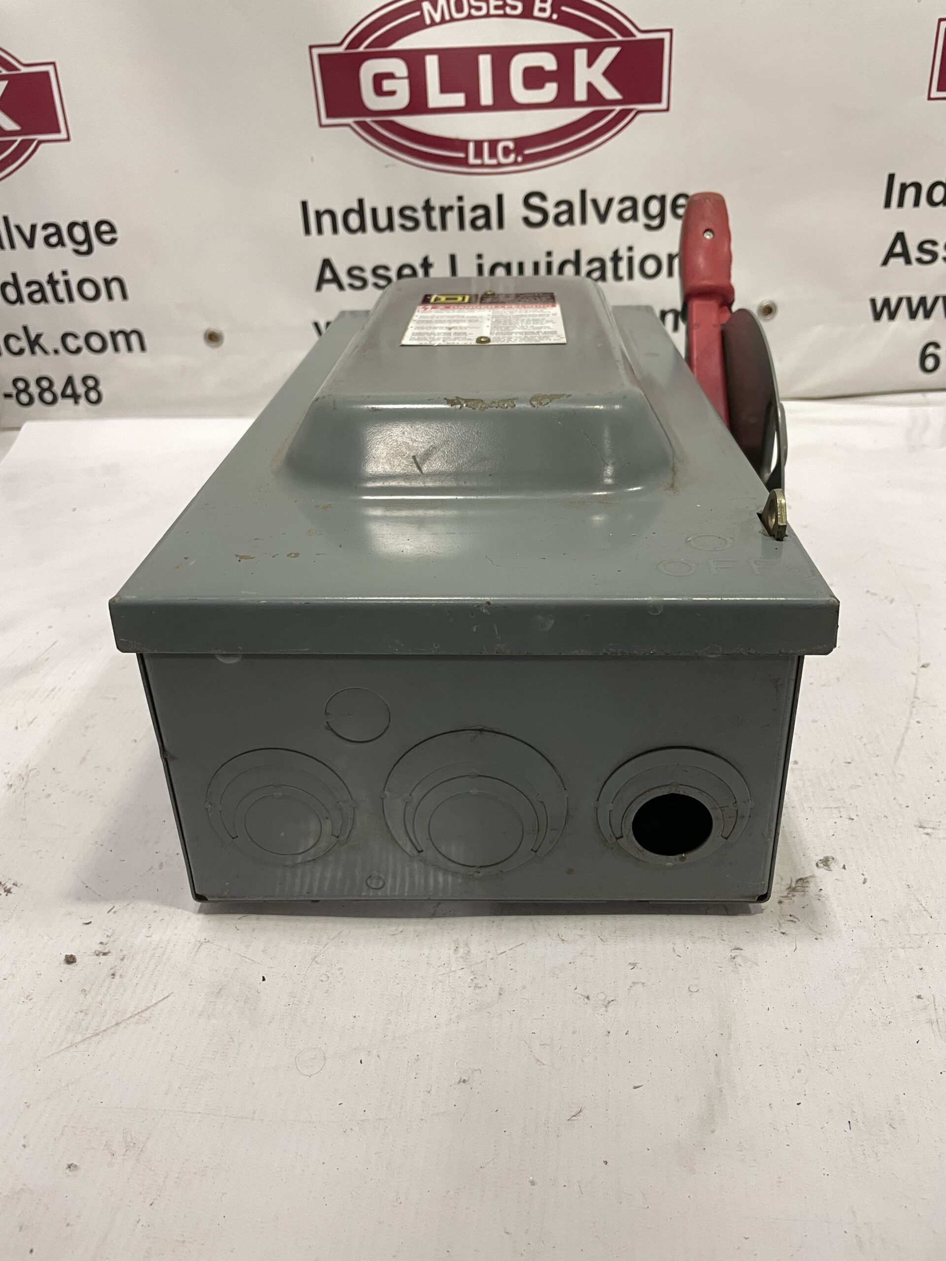 Square D HU362 60A 3 Pole Non-Fusible Safety Disconnect Switch 600V ...