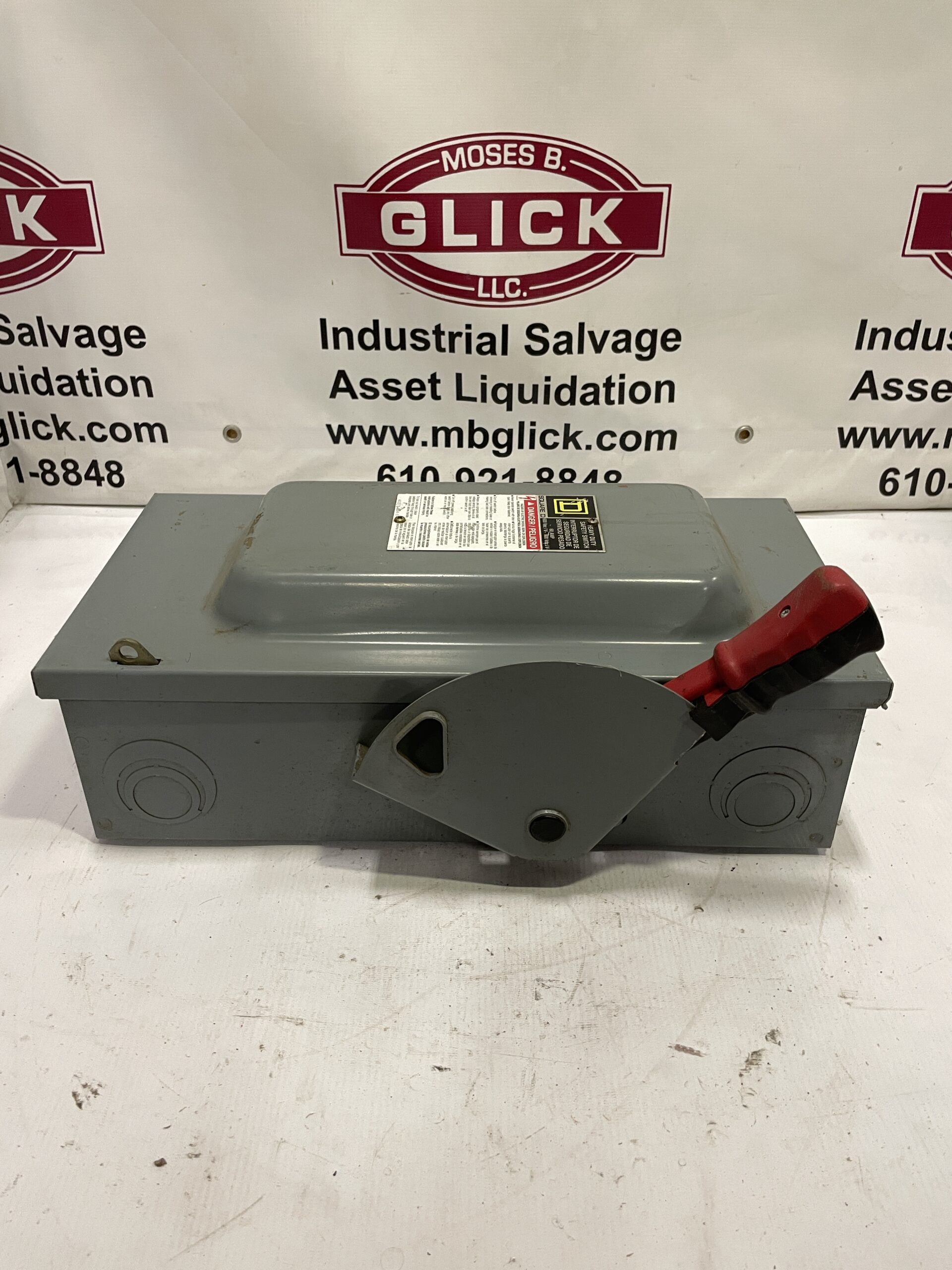 Square D HU362 60A 3 Pole Non-Fusible Safety Disconnect Switch 600V ...