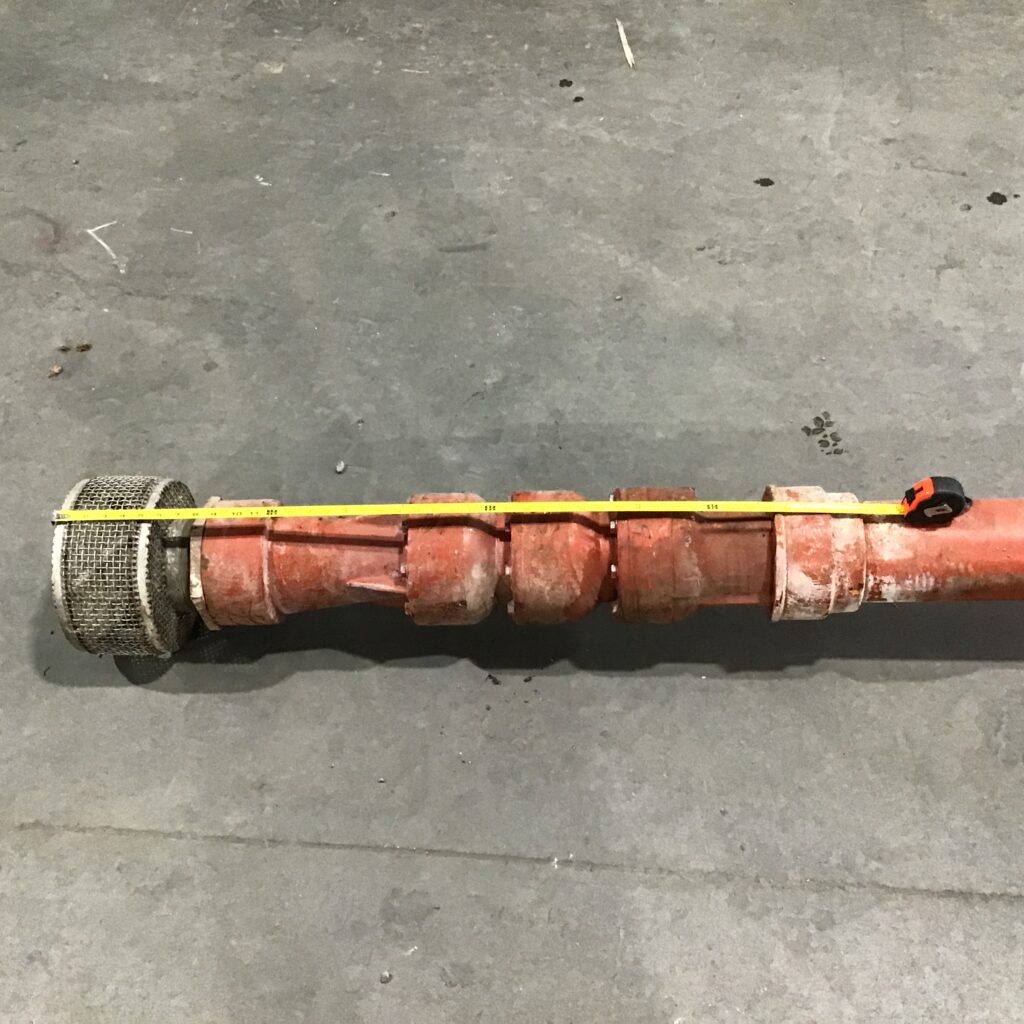 Peerless Pump 8 MA-3 Vertical Turbine Pump 117″in Plate to Bottom ...