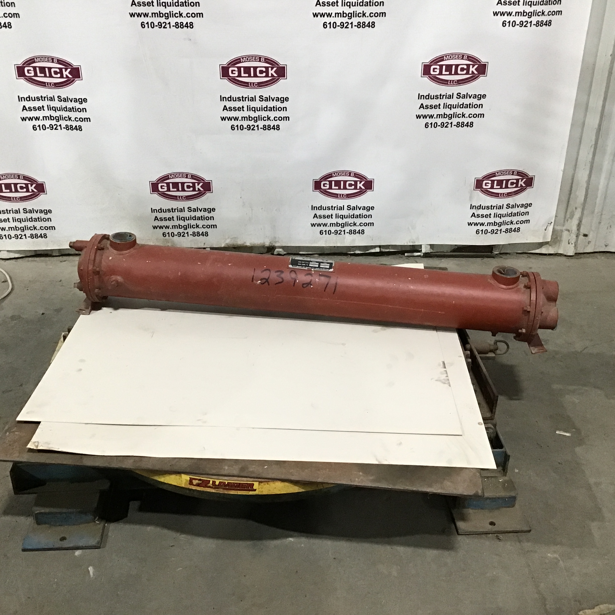 Basco 5A05A06048 Heat Exchanger Max WP PSI 300 Shell 150 Tube Max Temp ...