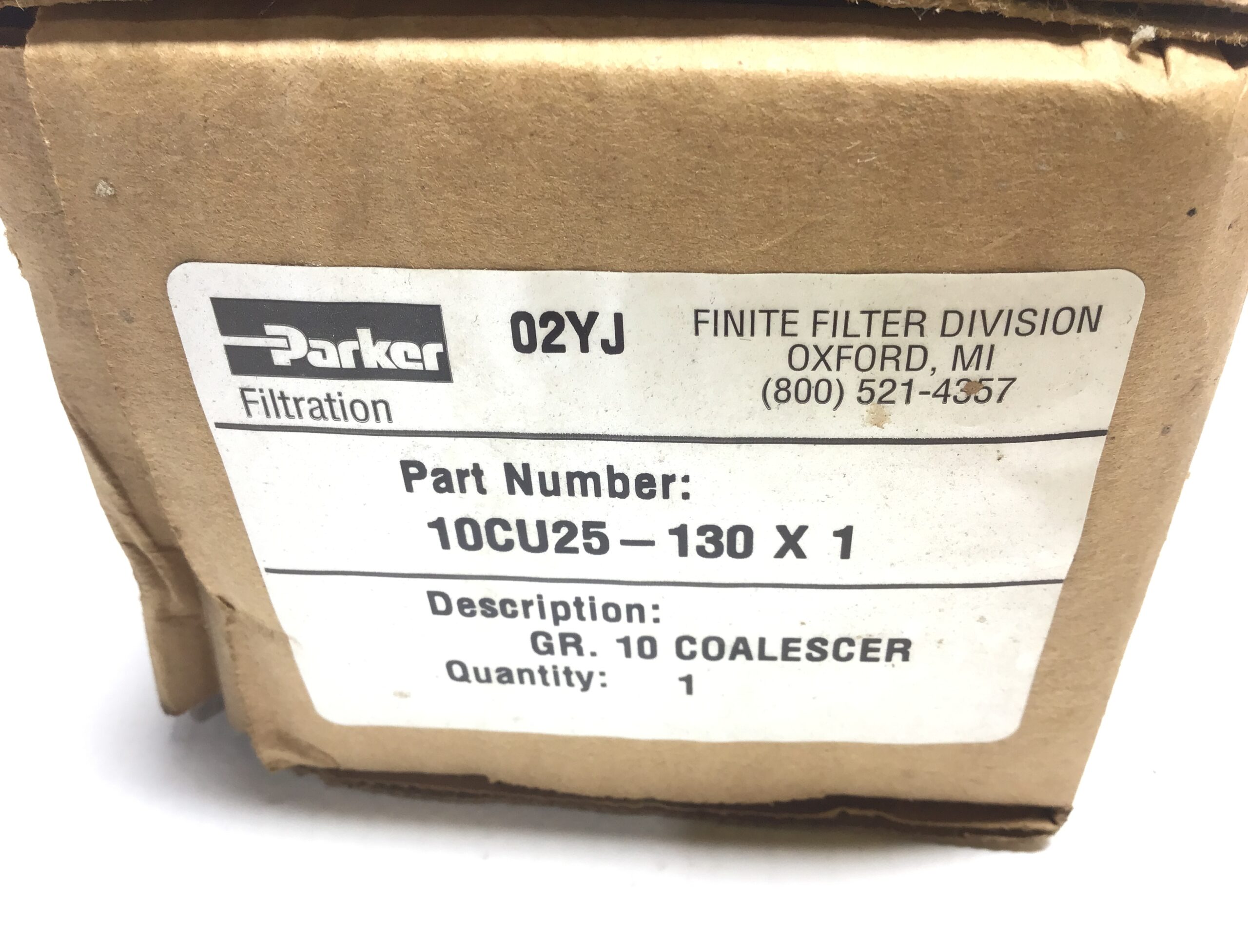 Parker 10CU25-130 X 1 – 02YJ Coalescer Grade 10 Filter – Moses B. Glick