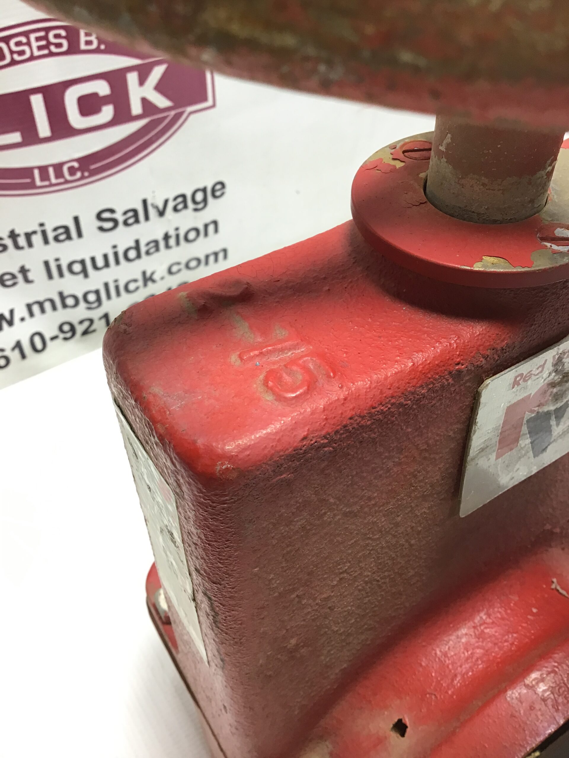 Red Valve 956193 Manual Pinch Valve Size 2 Series 75 CWP 150PSI 300°F ...