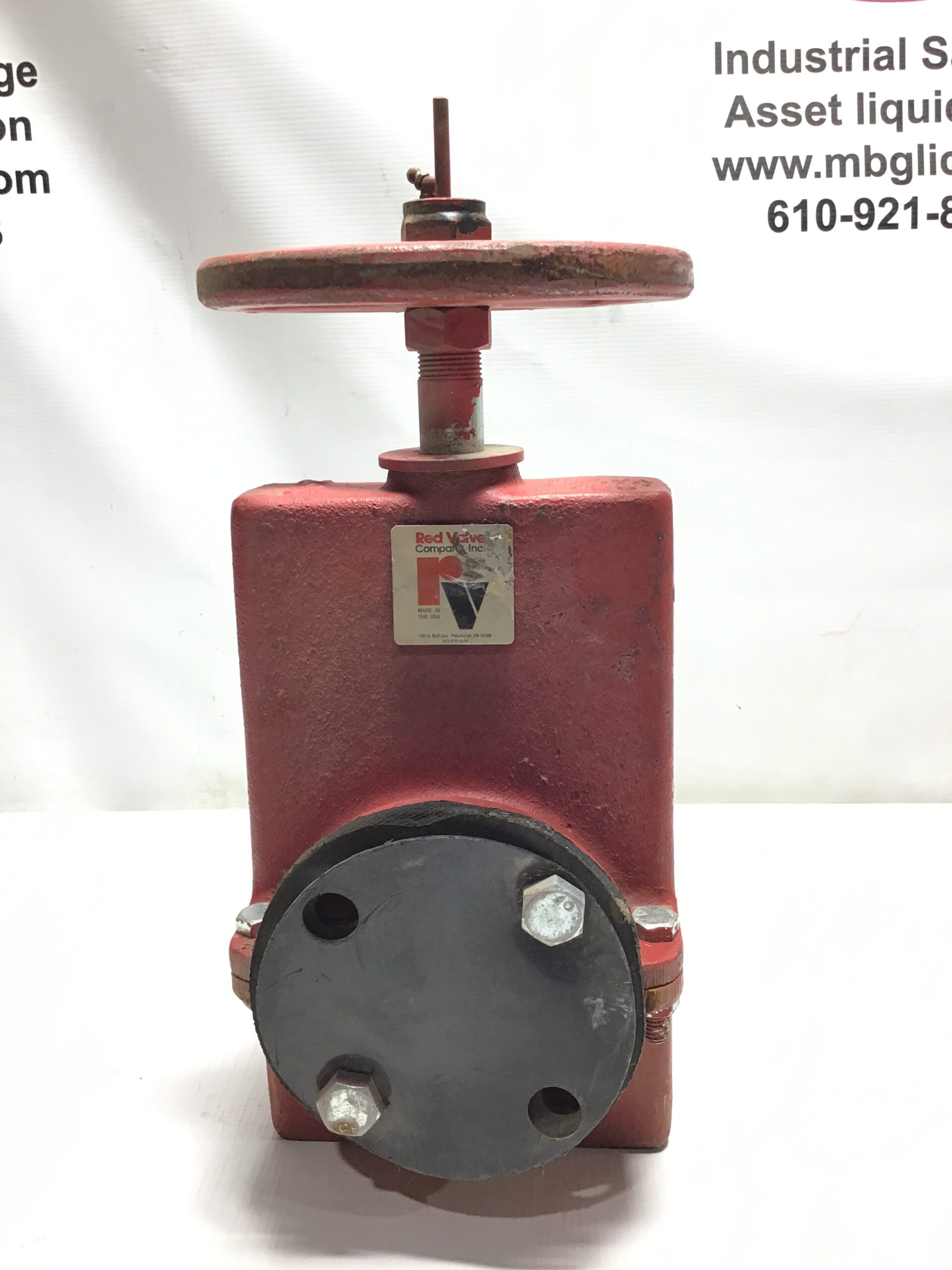 Red Valve 956193 Manual Pinch Valve Size 2 Series 75 CWP 150PSI 300°F ...