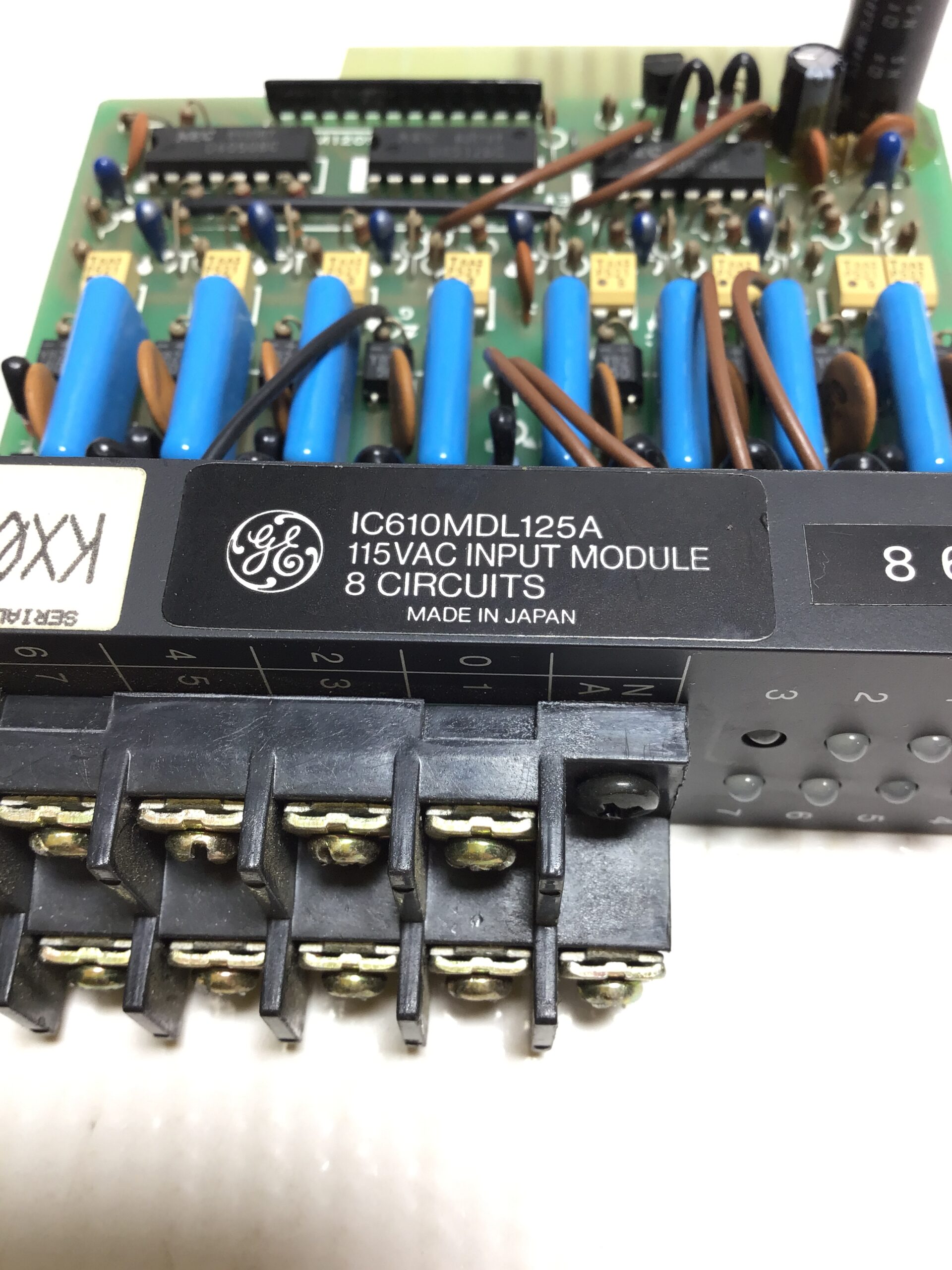 GE Fanuc IC610MDL125A Series One PLC Input Module 8 Circuits 115VAC ...