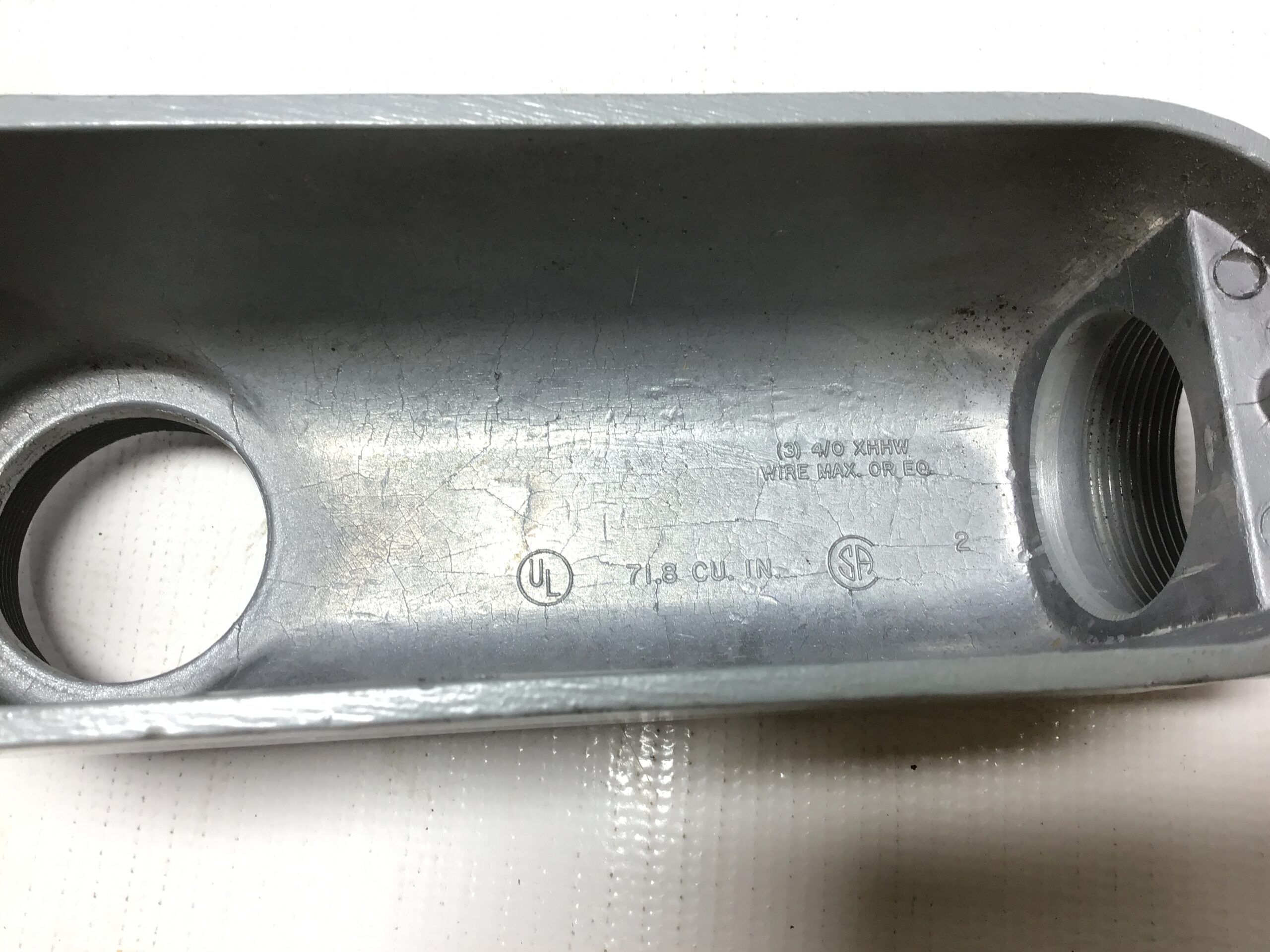 Red Dot ALB-6 Conduit Body 2″ LB Style Threaded – Moses B. Glick