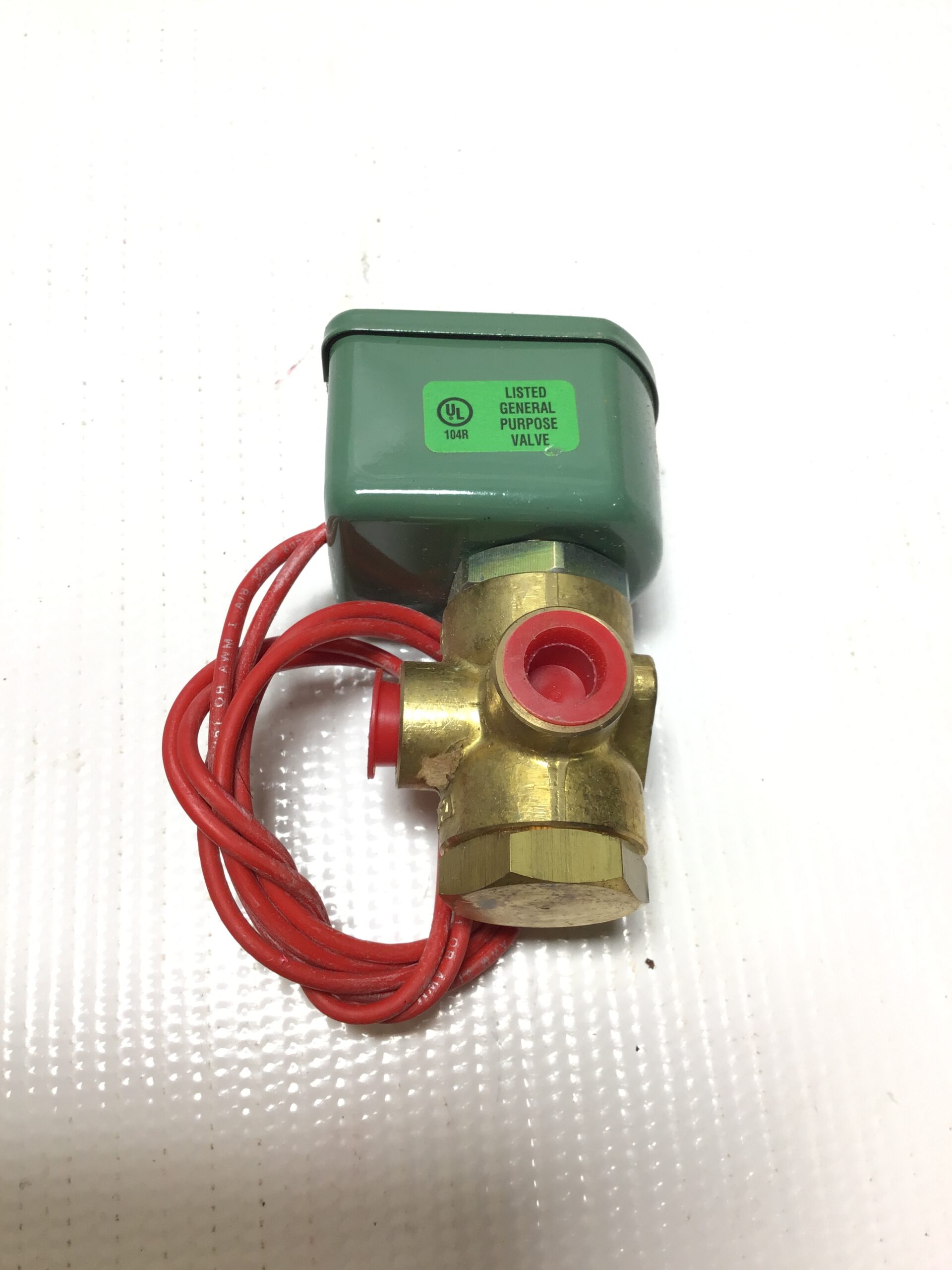 Asco 8320A089 Red Hat Solenoid Valve 1/4″NPT 110/120V 50/60Hz 9Watts ...