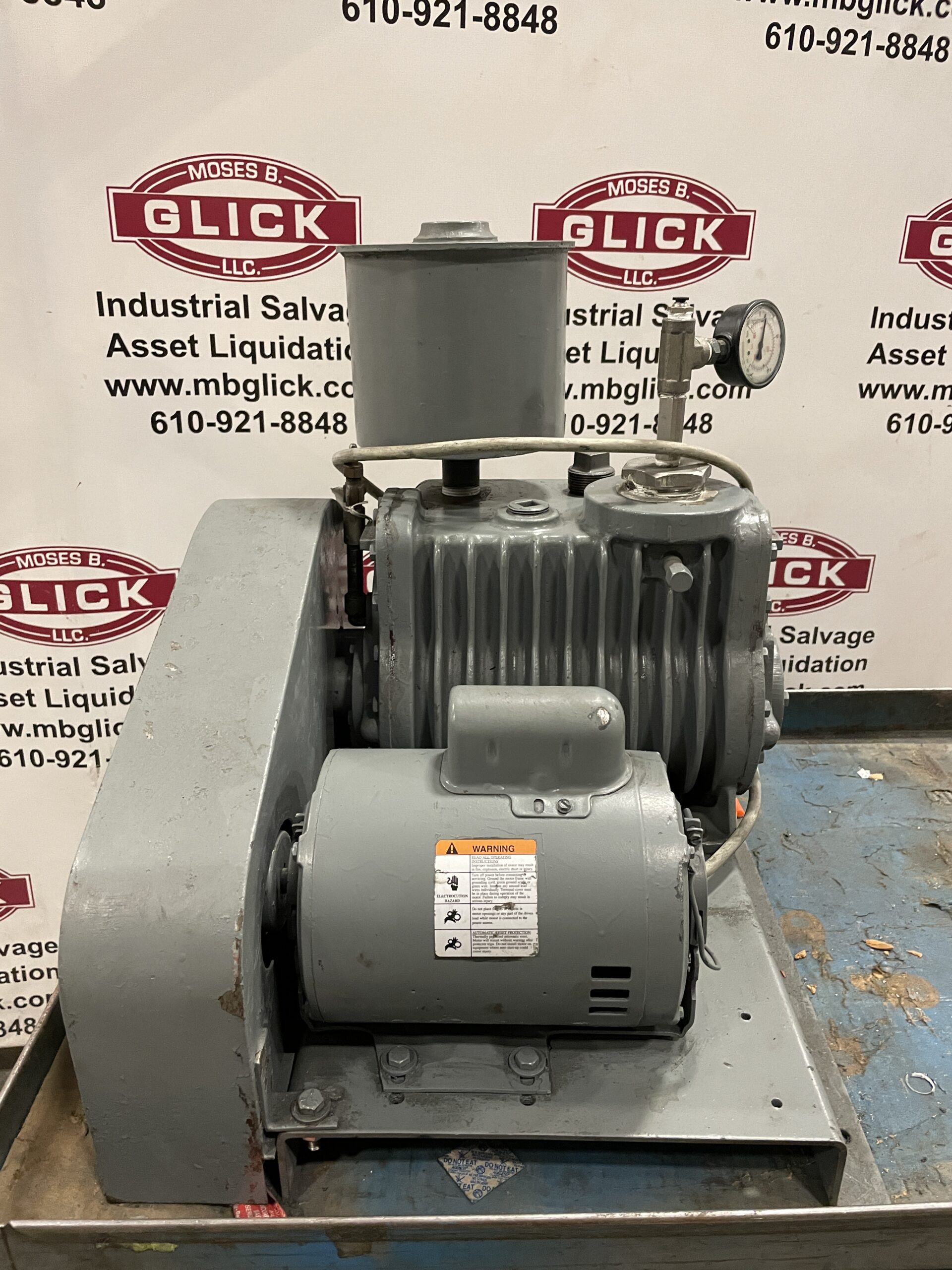 Kinney KC-15 Two-Stage Rotary Piston High Vacuum Pump 803920 1HP ...