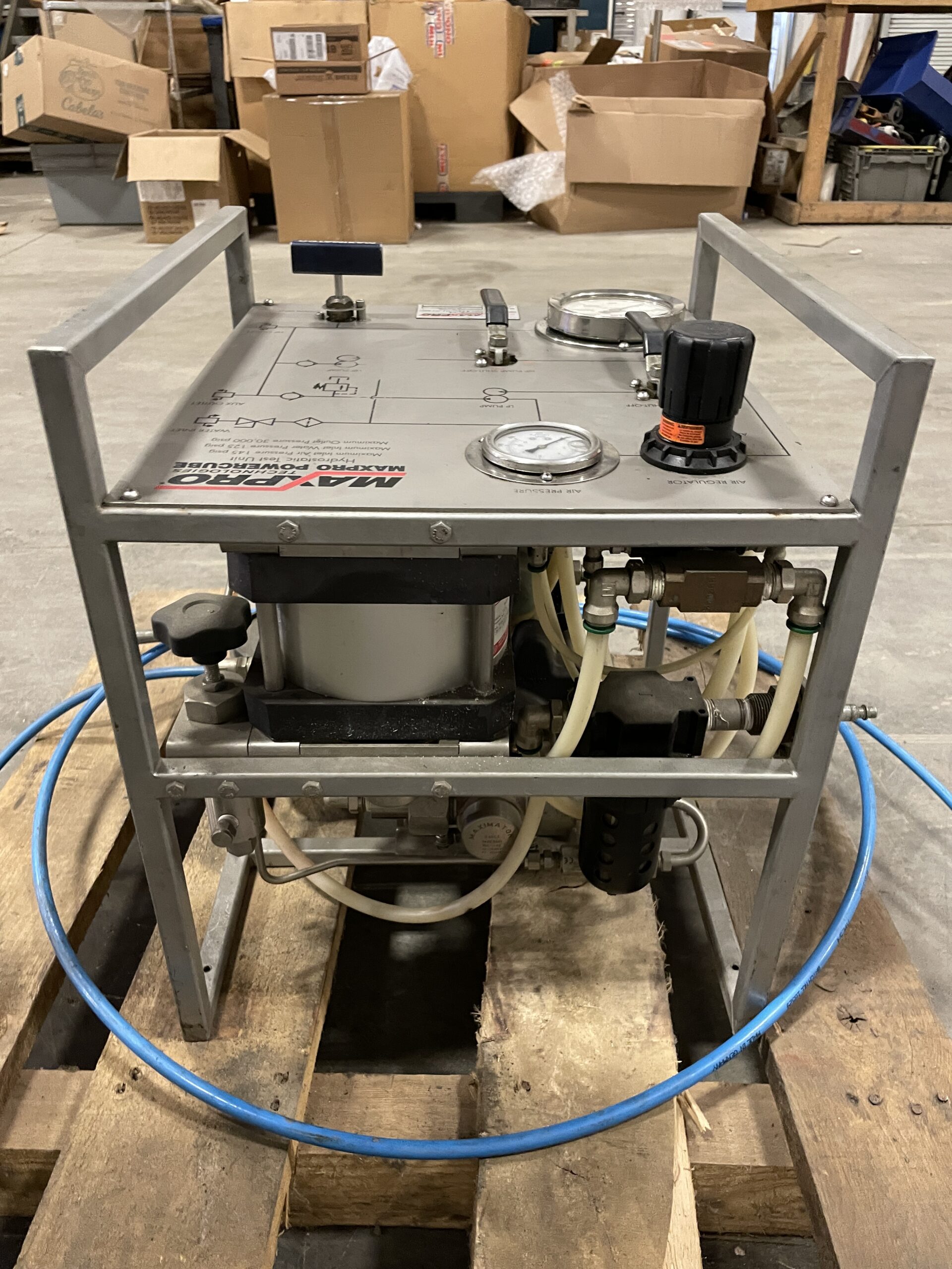 MaxPro MTPC30-W-L60-L250-N-RD PowerCube Hydrostatic Test System ...