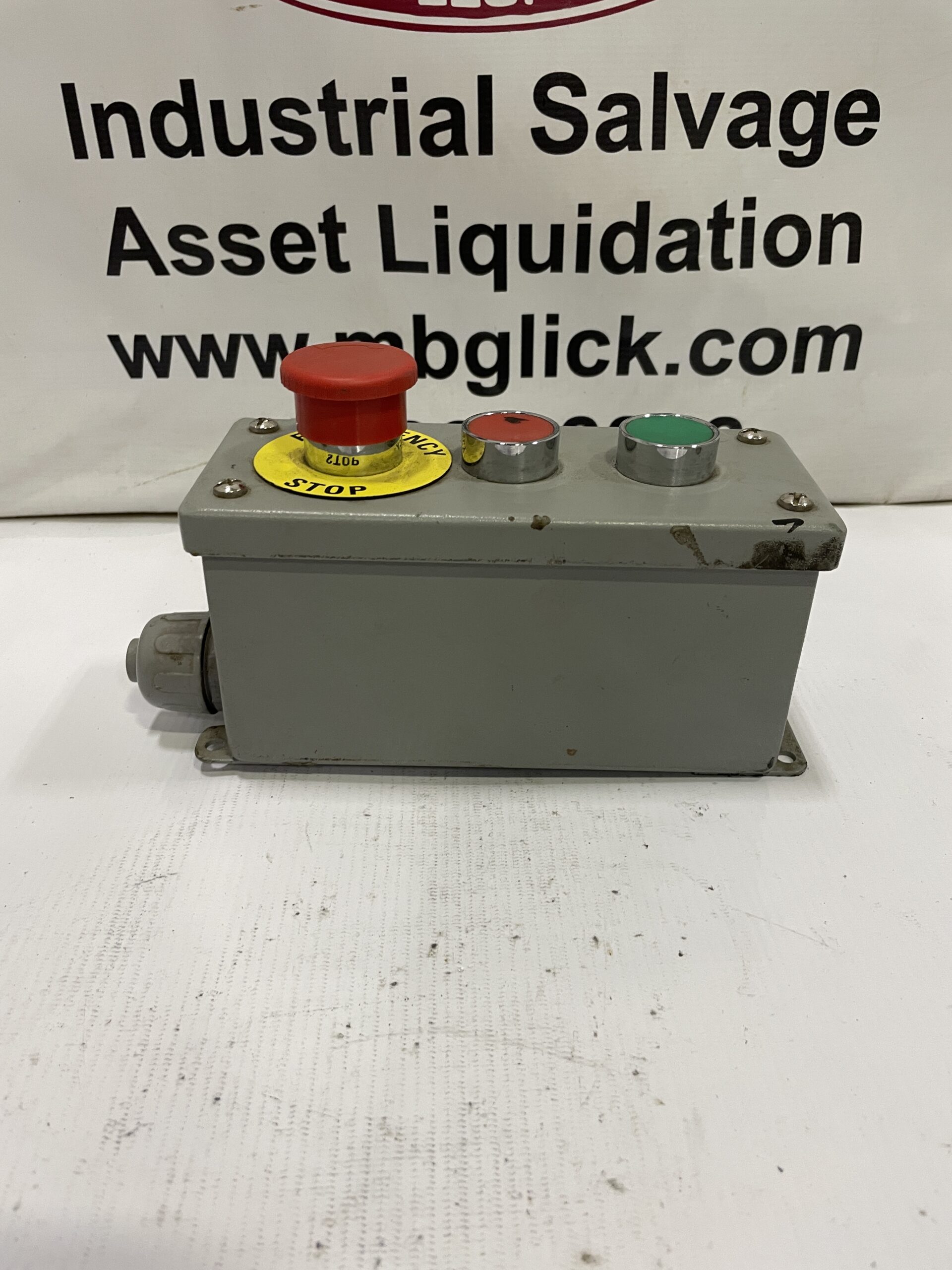 Start/Stop E-Stop 3 Button Pushbutton Enclosure Control Station – Moses ...