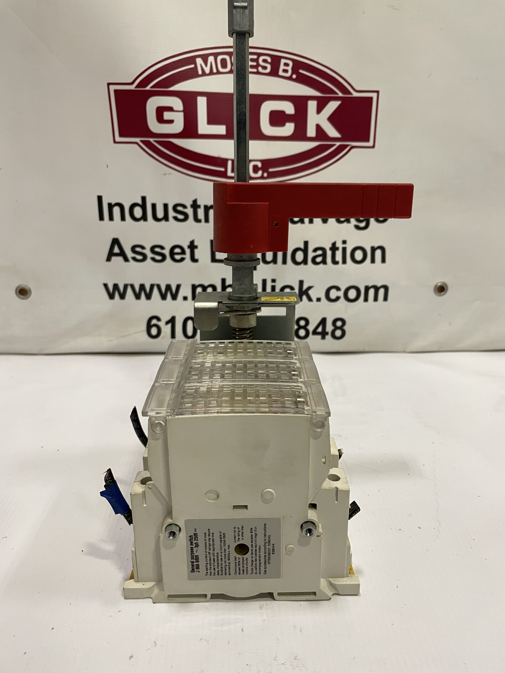 Eaton R9J3060FJ 60A 3 Pole Fusible Rotary Disconnect Switch 600V ...