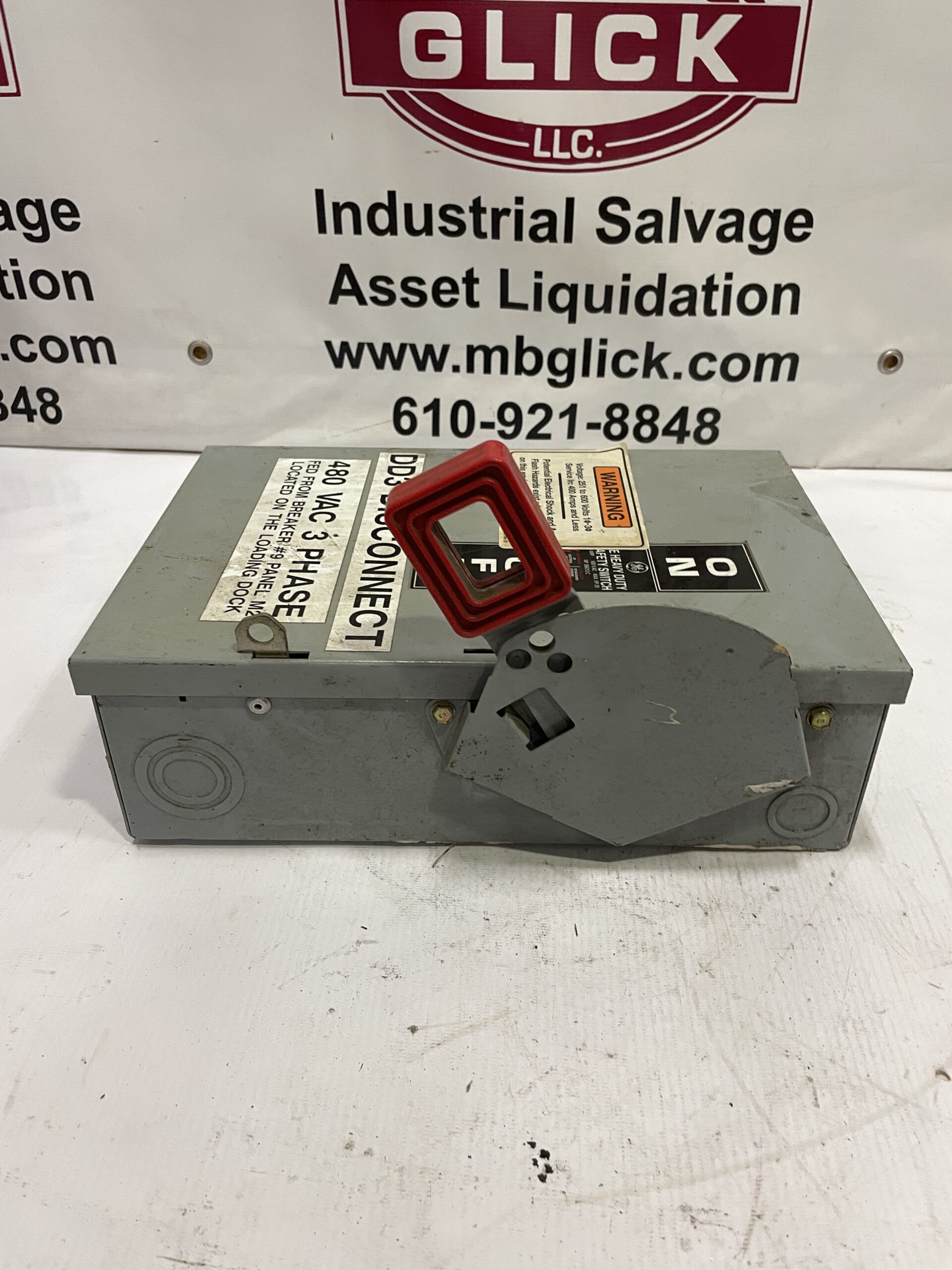 GE TH3361 30A 3 Pole Fusible Safety Disconnect Switch 600VAC 250VDC ...