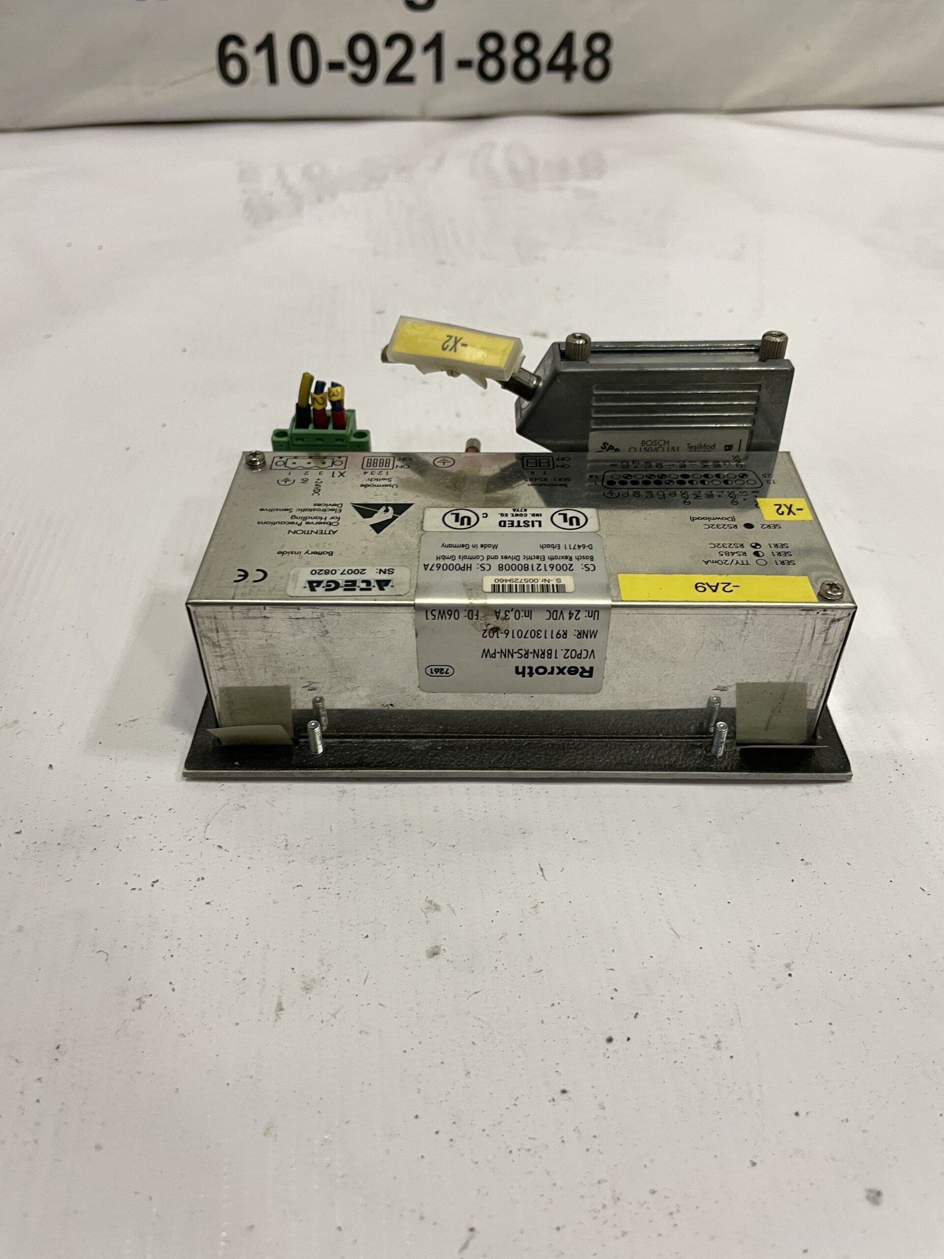 Rexroth IndraControl VCP 02 Operator Interface VCP02.1BRN-RS-NN-PW ...