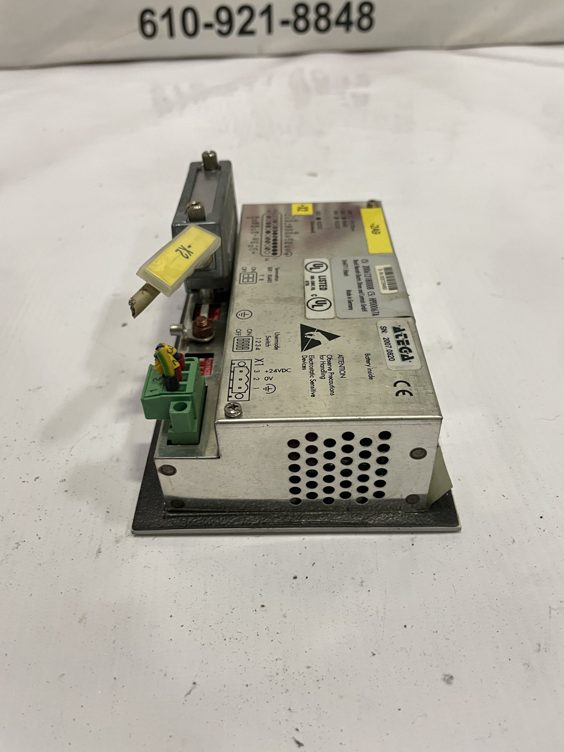 Rexroth IndraControl VCP 02 Operator Interface VCP02.1BRN-RS-NN-PW ...