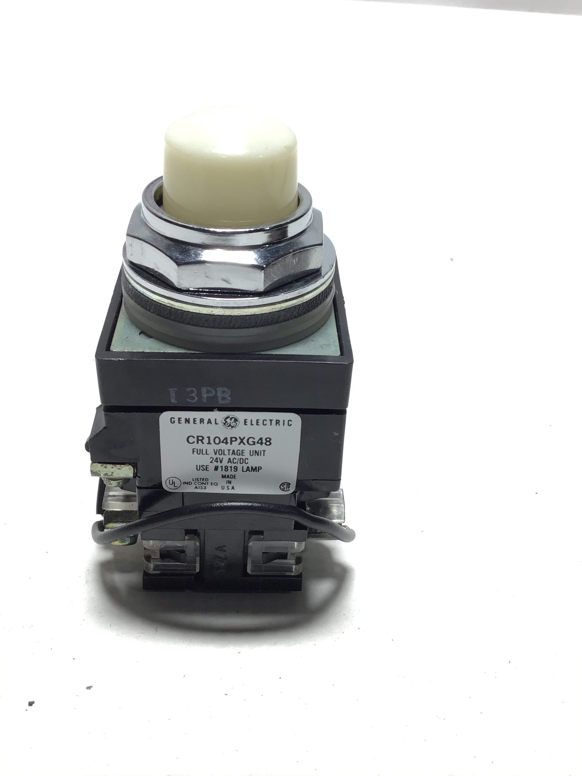 General Electric CR104P Push To Test Pilot Light Transformer Type ...