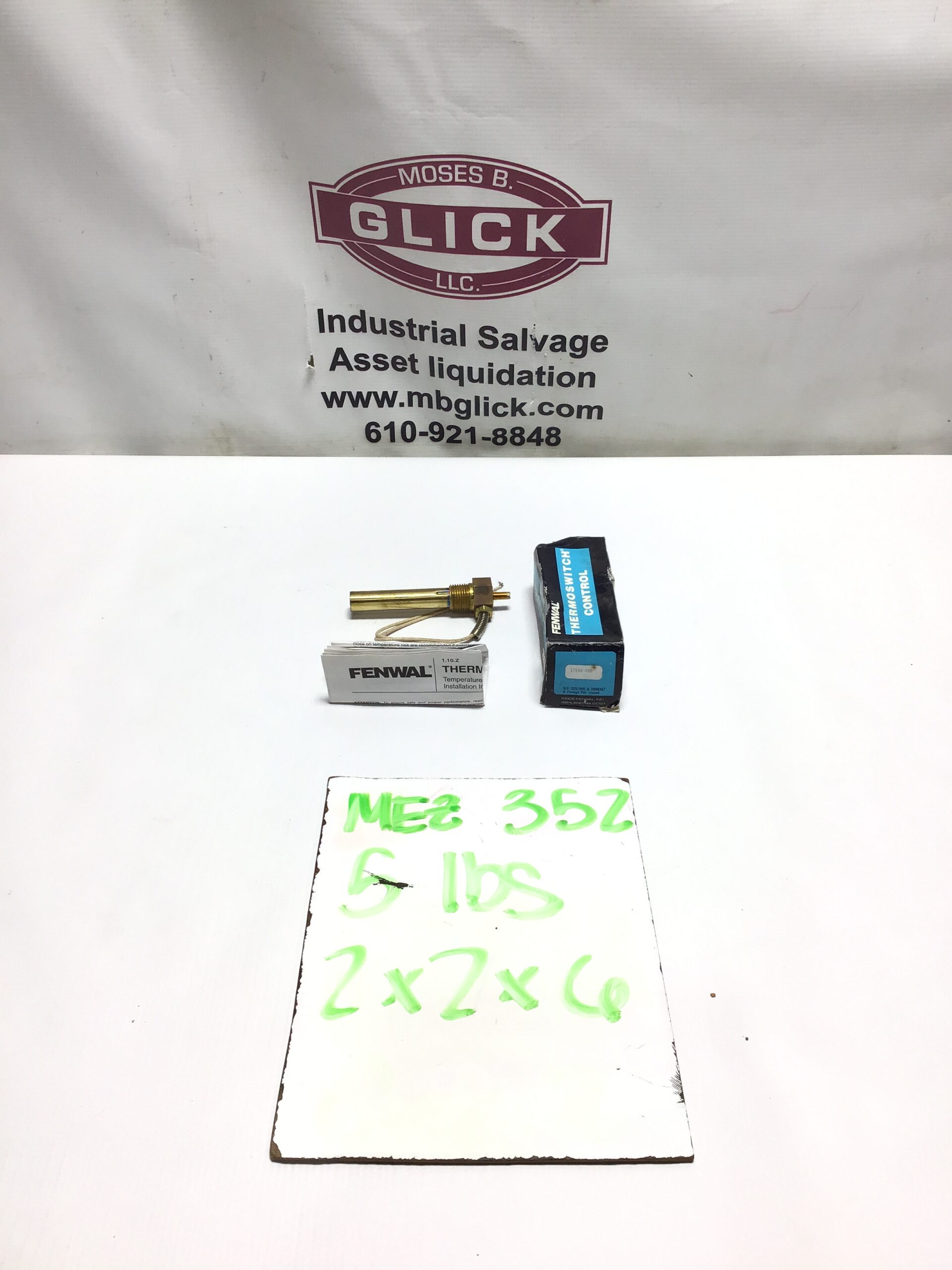 Fenwal 17100-0 Thermostatic Switch Temperature Controllers – Moses B. Glick
