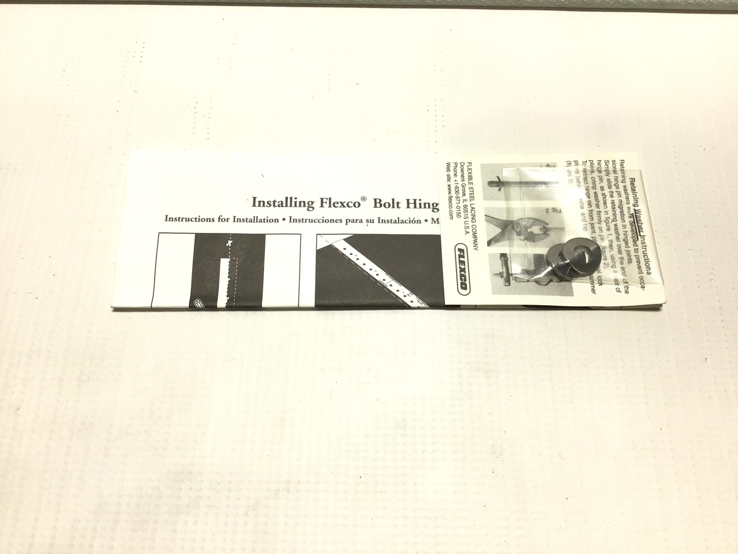 Flexco 375XJ30NC Bolt Hinged Belt Fastener 1/4″-13/32″(6-11mm) Belt ...