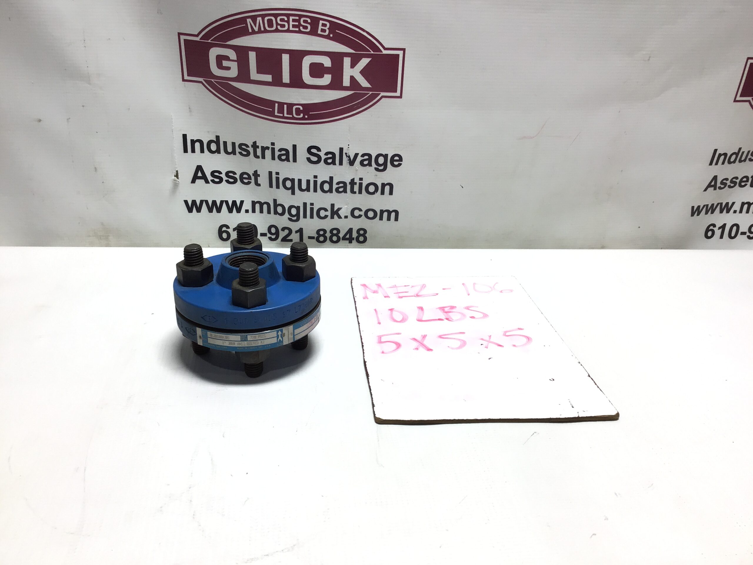 Continental Disc Corp BL20100A301 Rupture Disc Holder – Moses B. Glick