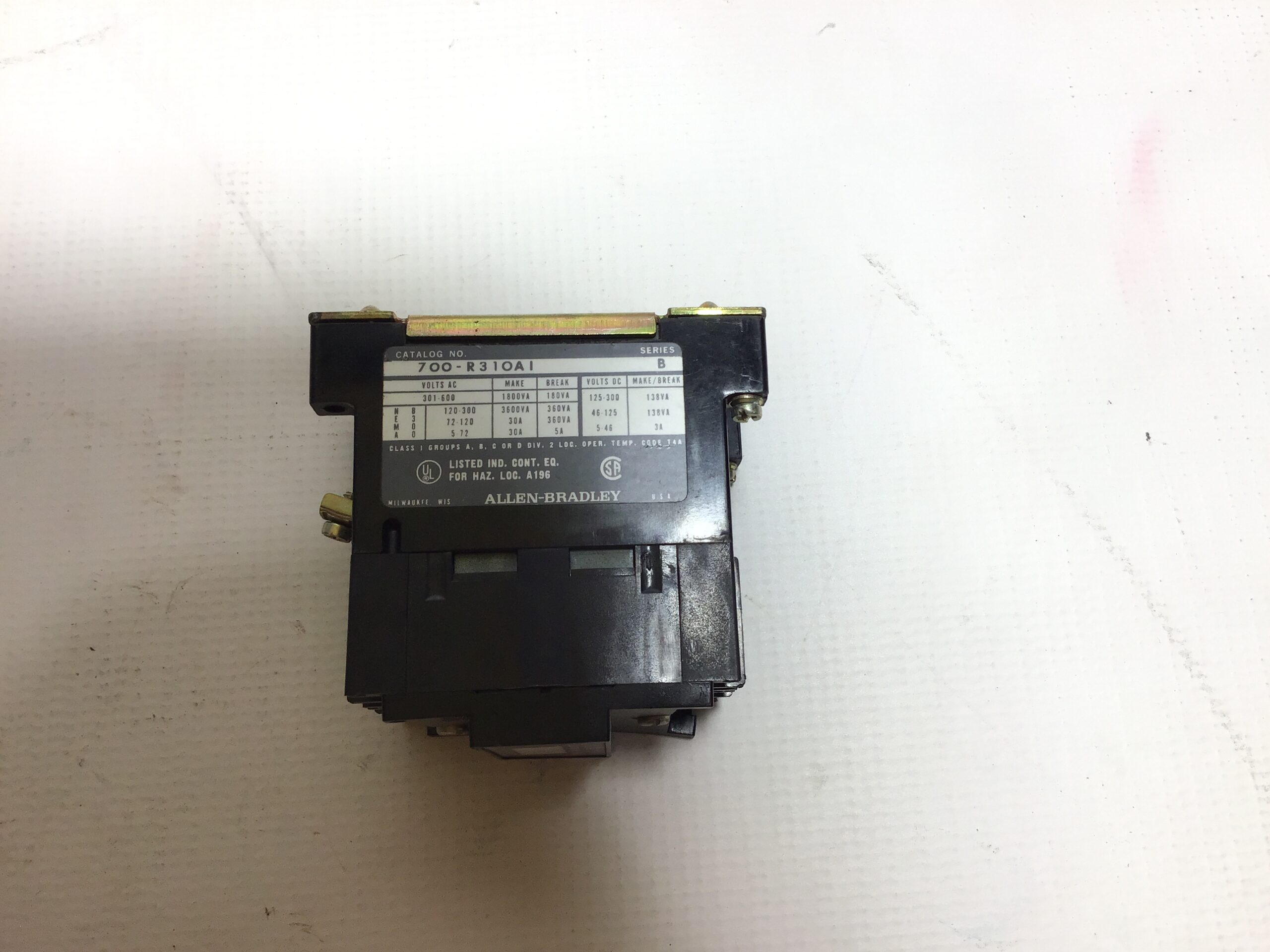 Allen-Bradley 700-R310AI Type R Relay Contactor – Moses B. Glick