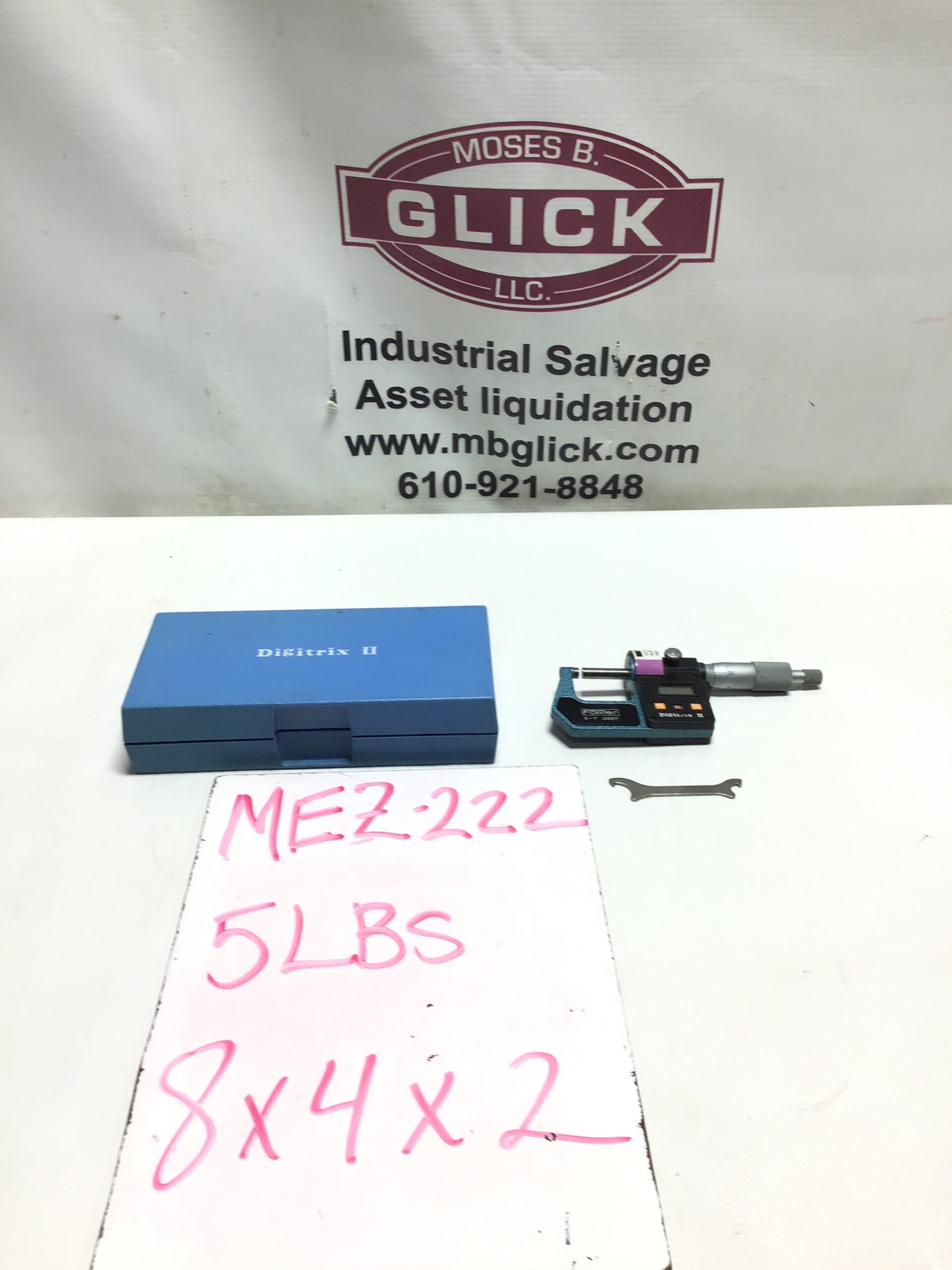 Fowler Digitrix Mark II Electronic Digital Micrometer – Moses B. Glick