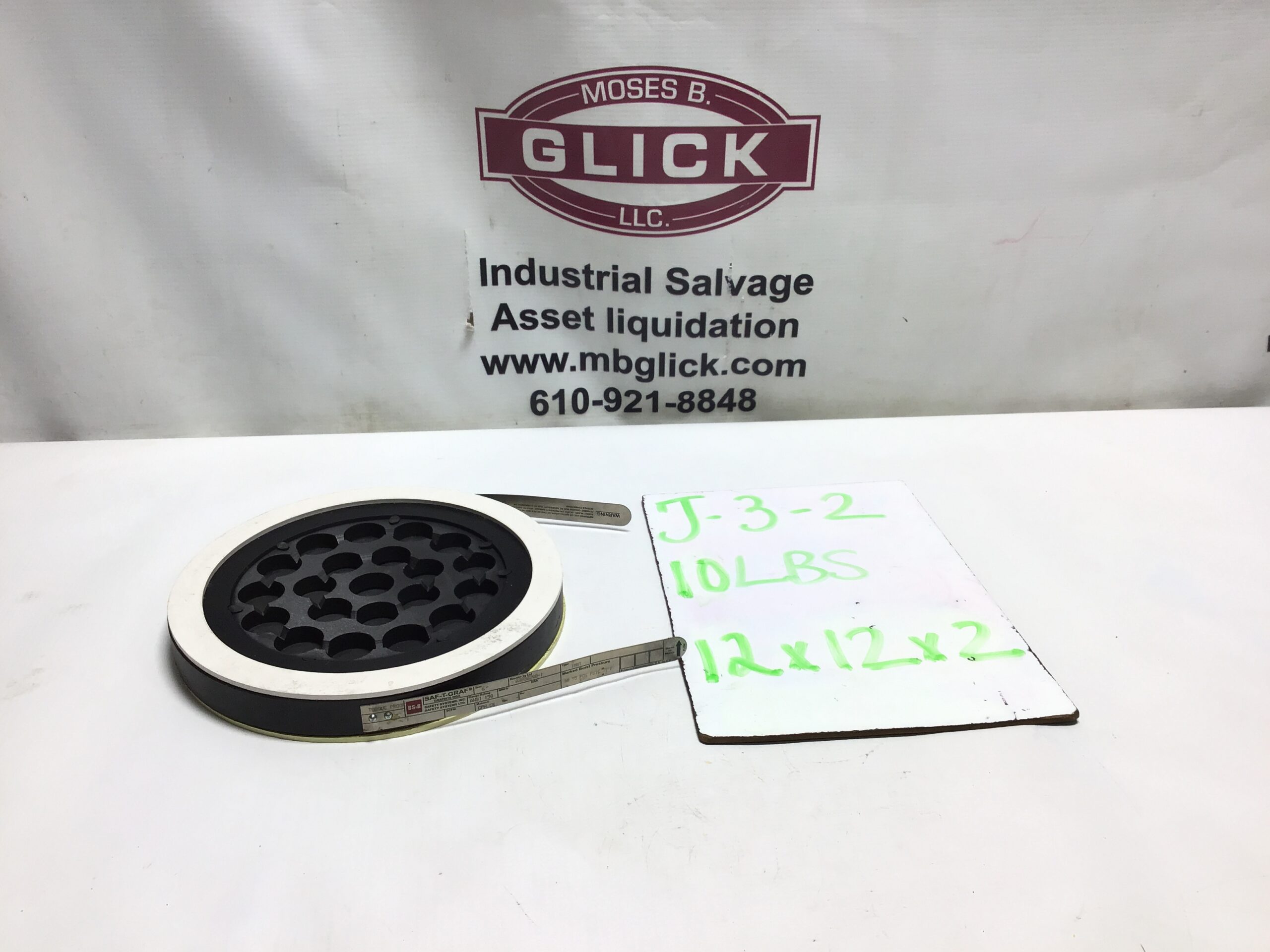 BS&B A8080240-1 SAF-T-GRAF Rupture Graphite Disk – Moses B. Glick