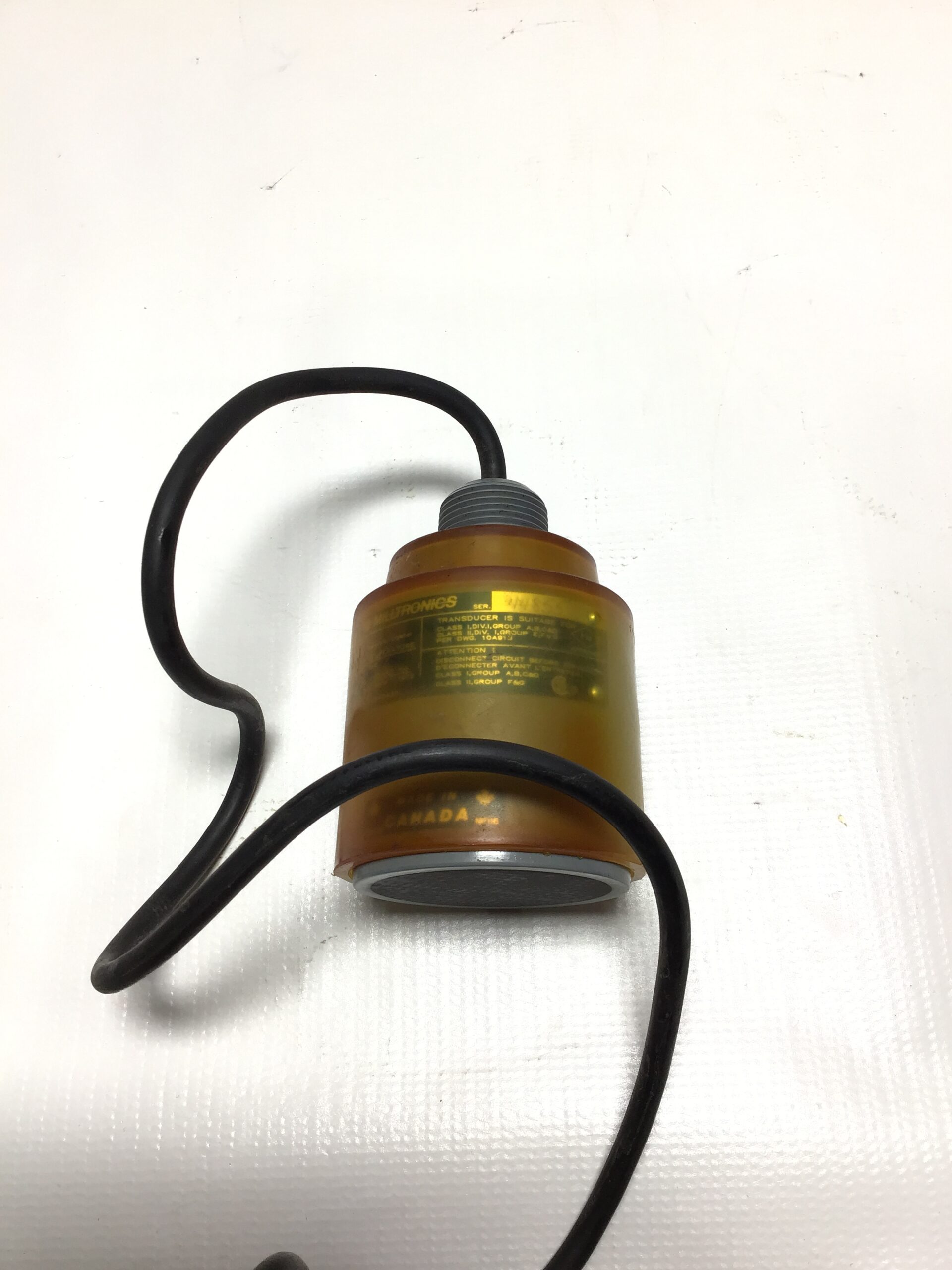 Milltronics ST25 Ultrasonic Level Transducer – Moses B. Glick