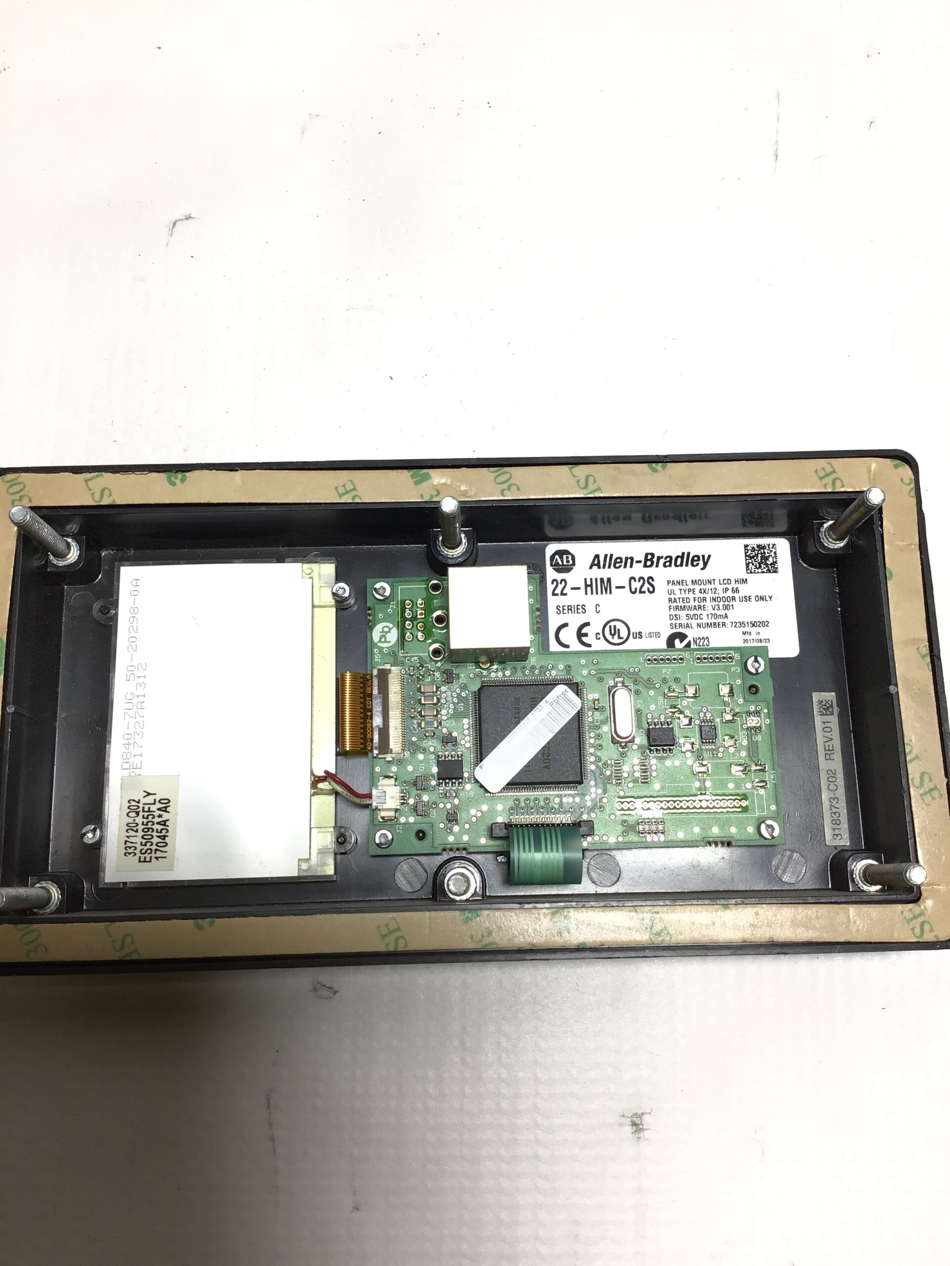 Allen-Bradley 22-HIM-C2S Panel Mount LCD Human Interface Module – Moses ...