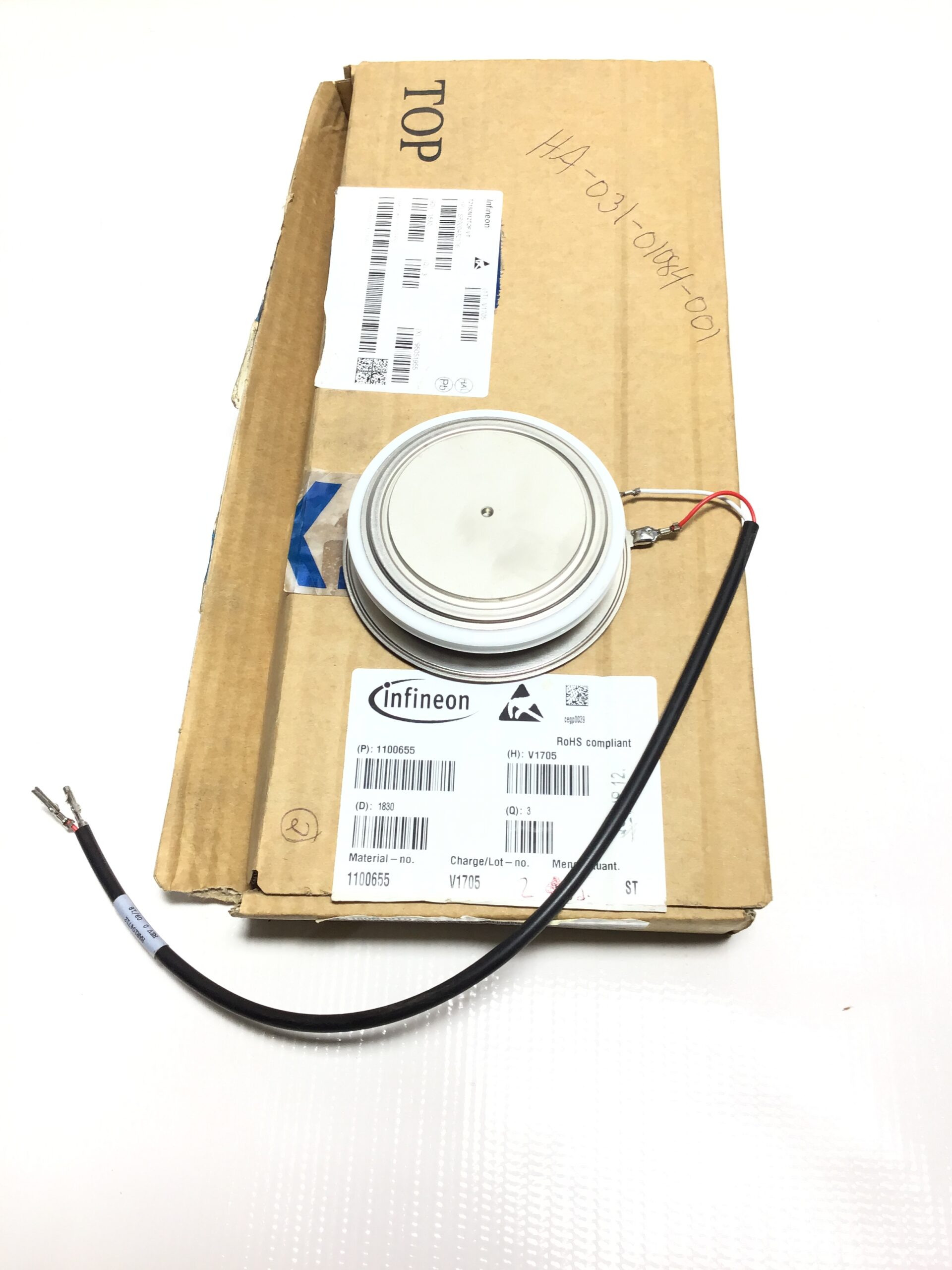 Infineon T2180N12T0F/HA-031-01084-001 Press Pack Thyristor/SCR – Moses ...