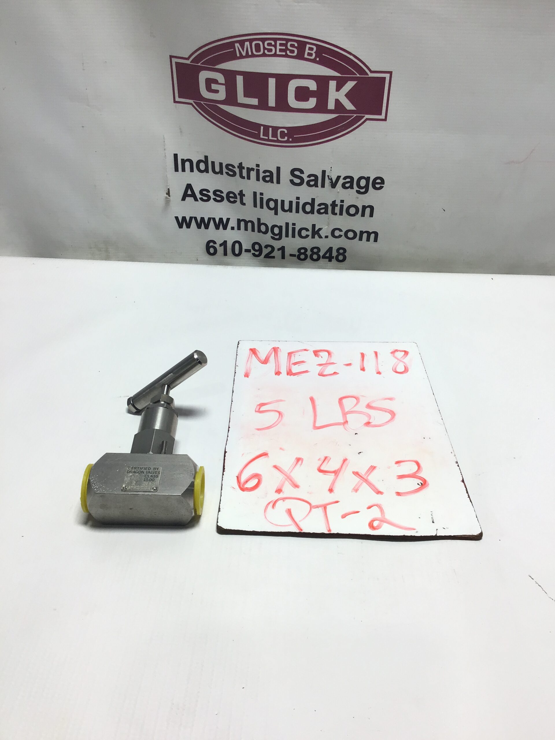 Dragon 1500/777N0511SW Stainless Steel Industrial Isolation Valve ...