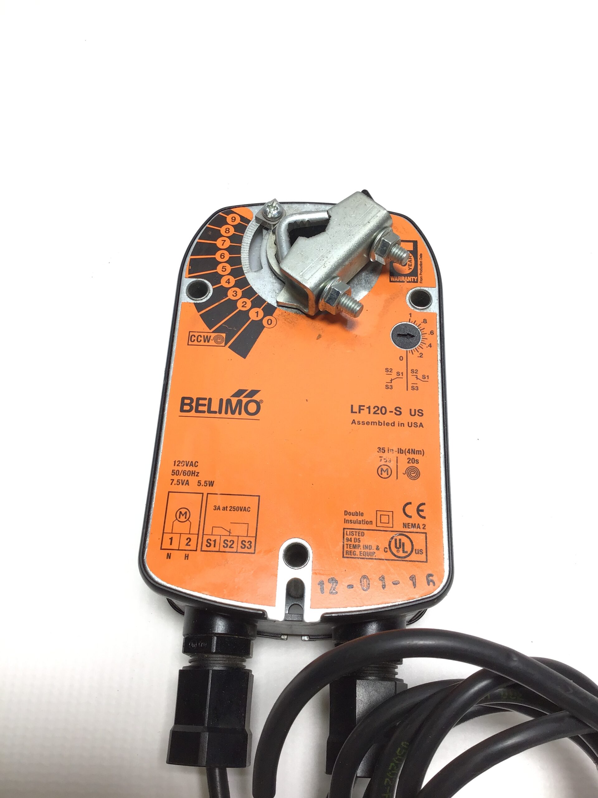 Belimo LF120-S Spring Return Damper Actuator – Moses B. Glick