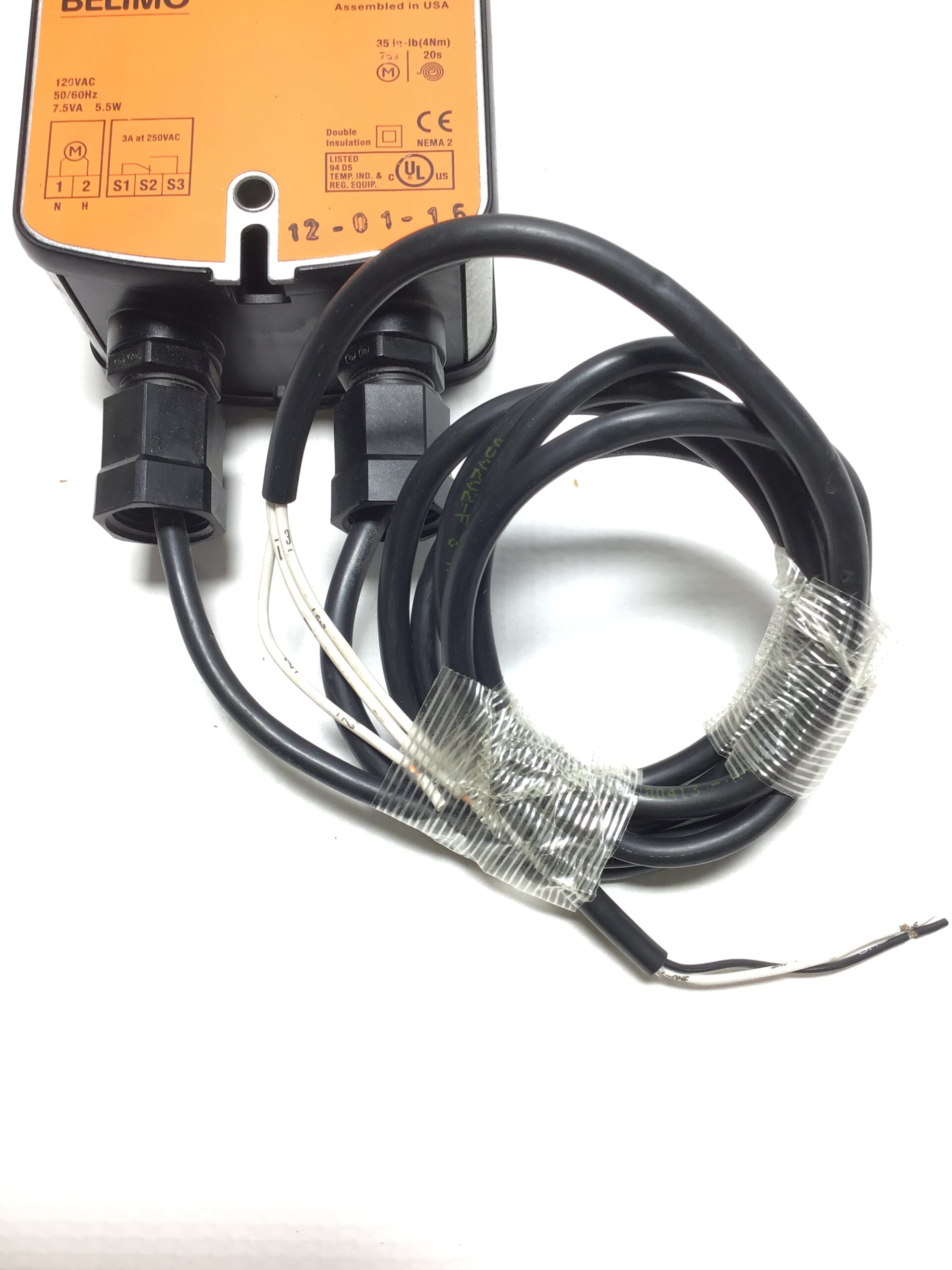 Belimo LF120-S Spring Return Damper Actuator – Moses B. Glick
