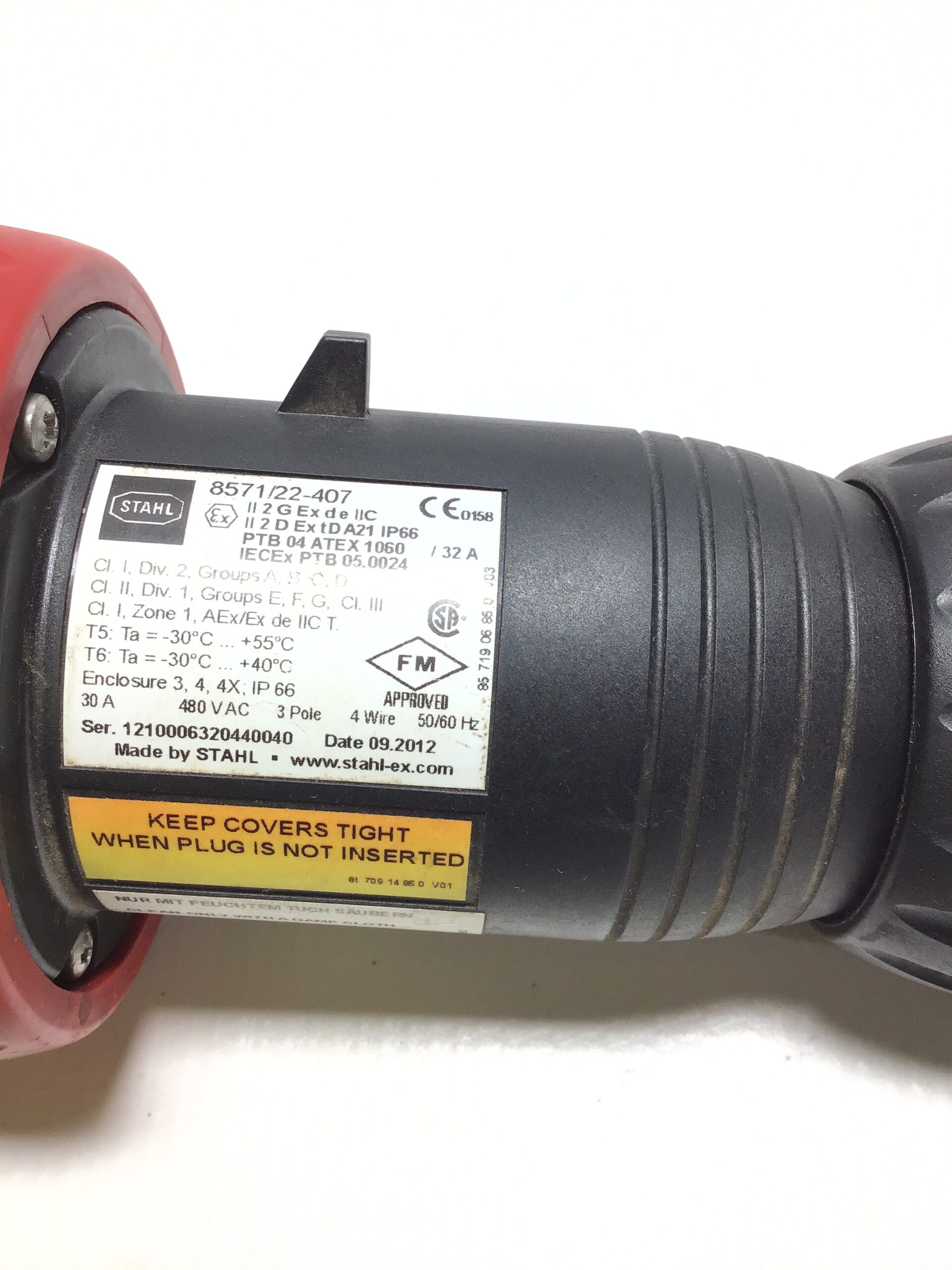Stahl 8571/22-407 Explosion Proof Plug – Moses B. Glick