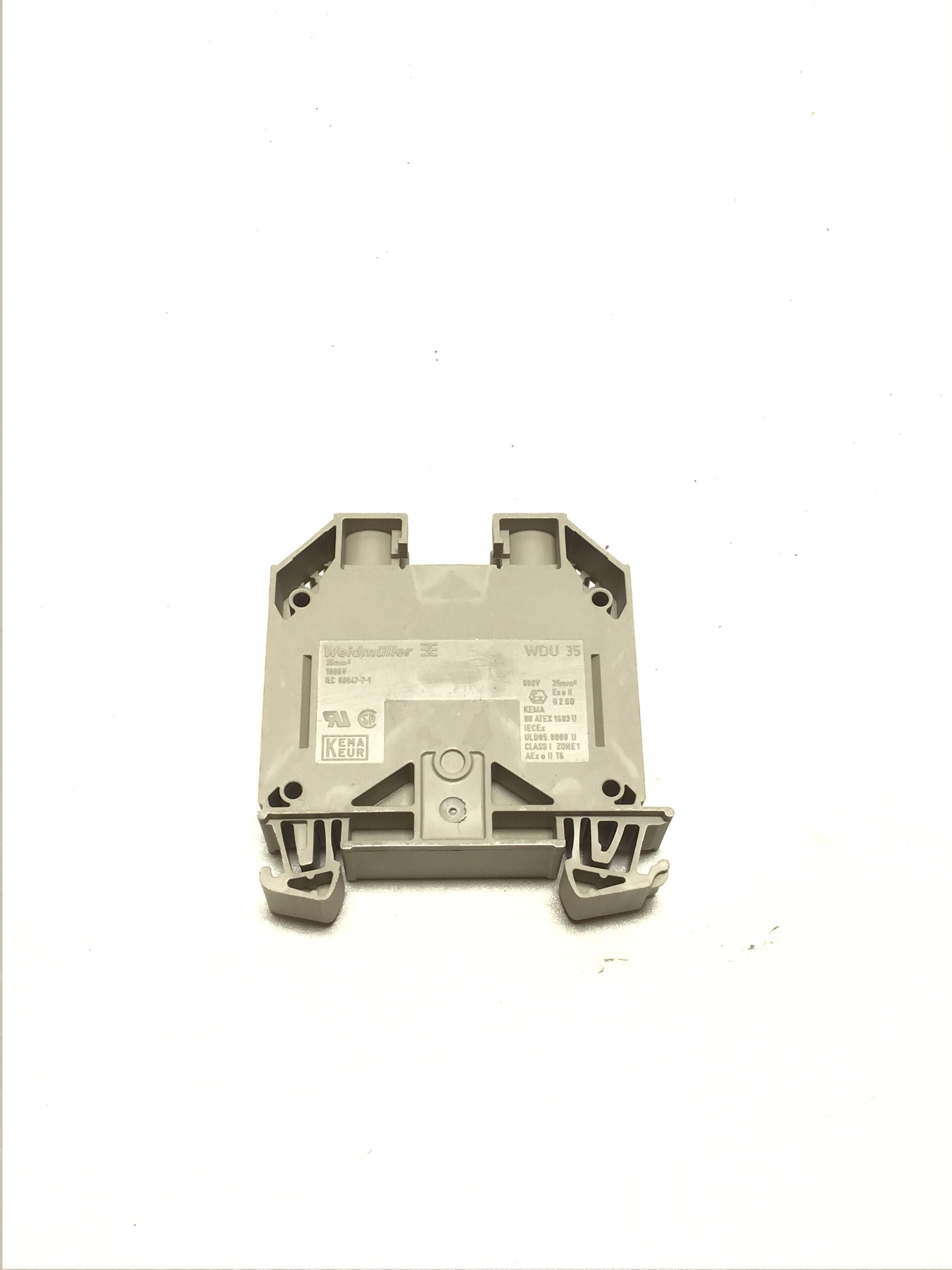Weidmuller WDU 35/237W DIN Rail Terminal Block – Moses B. Glick