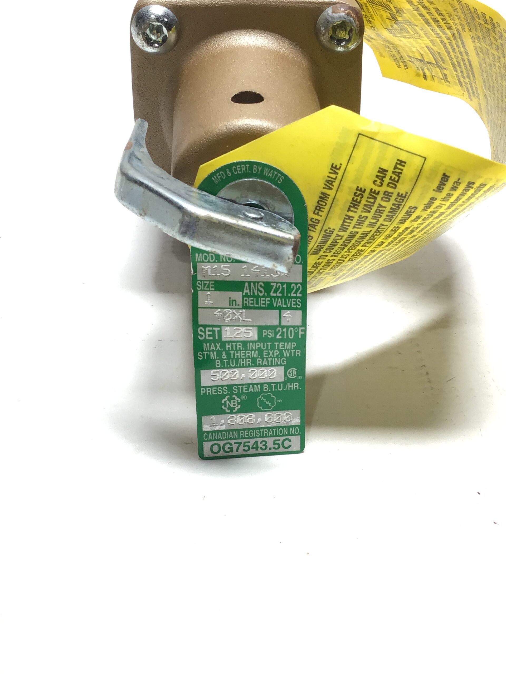 Watts M15 1413A – 40XL Temperature and Pressure Relief Valve – Moses B ...