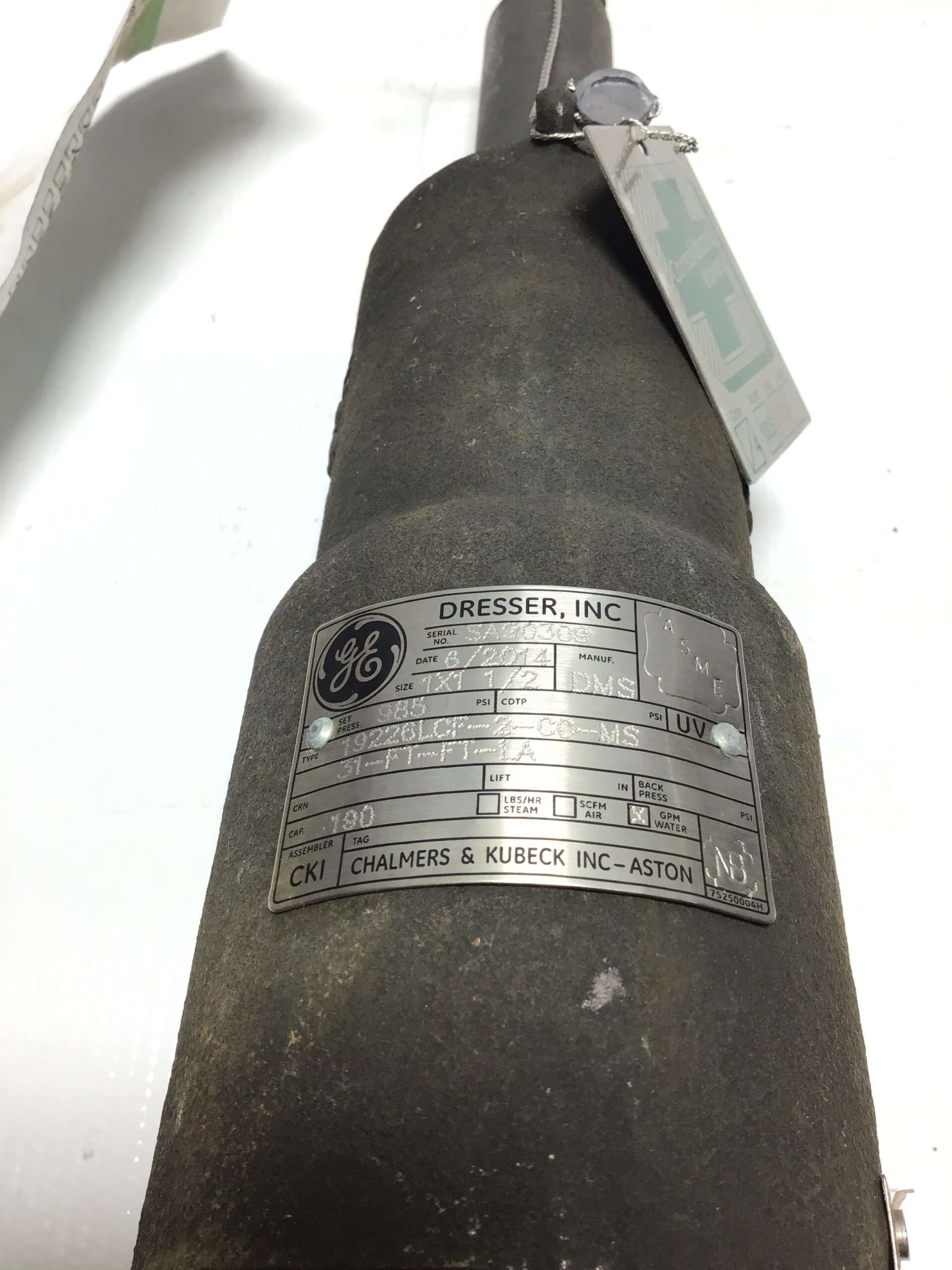 Dresser Consolidated 19226LCF-2-CC-MS-31-FT-FT-LA Pressure Relief Valve ...