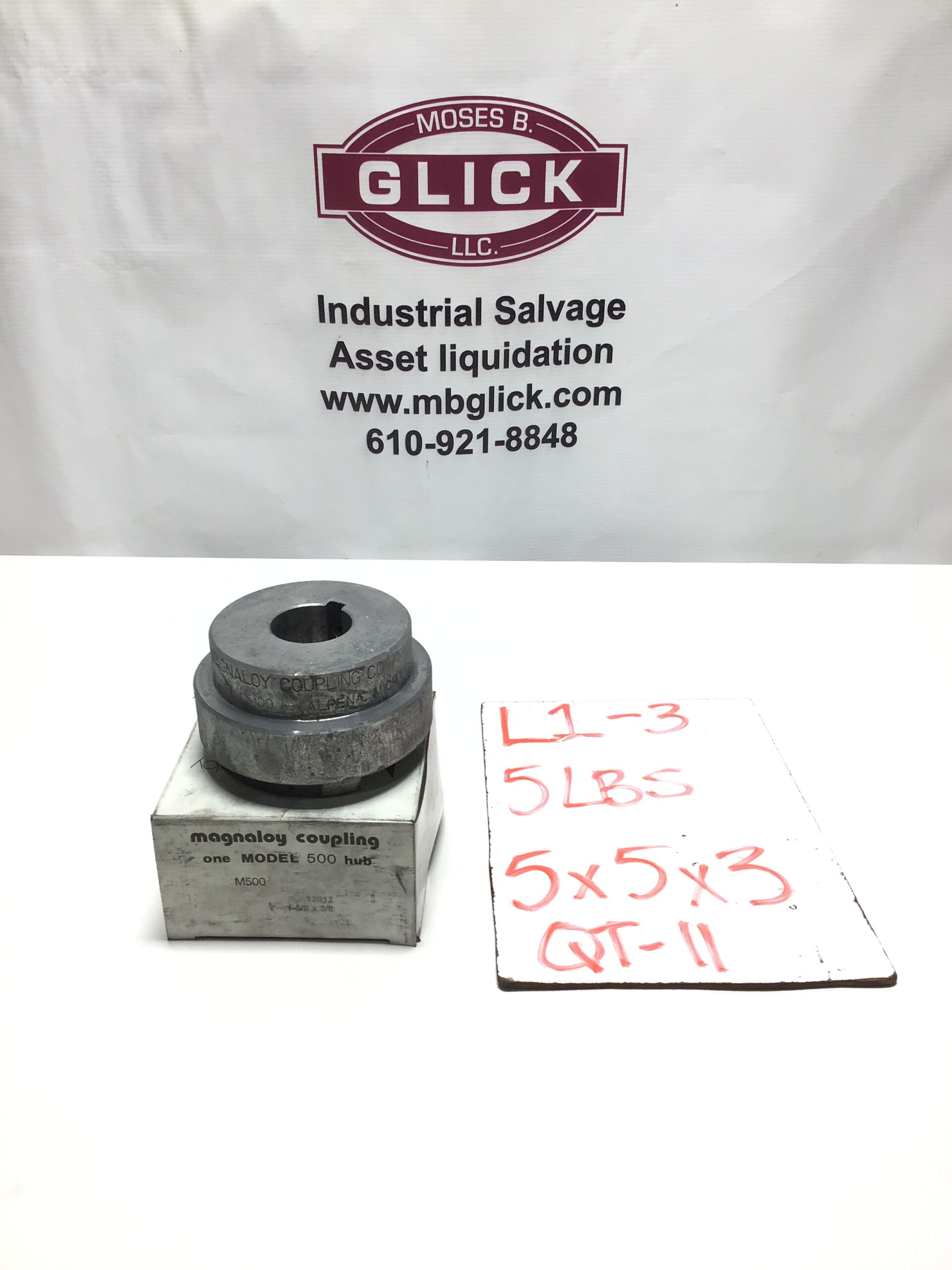Magnaloy 500 Flexible Drive Coupling Hub – Moses B. Glick