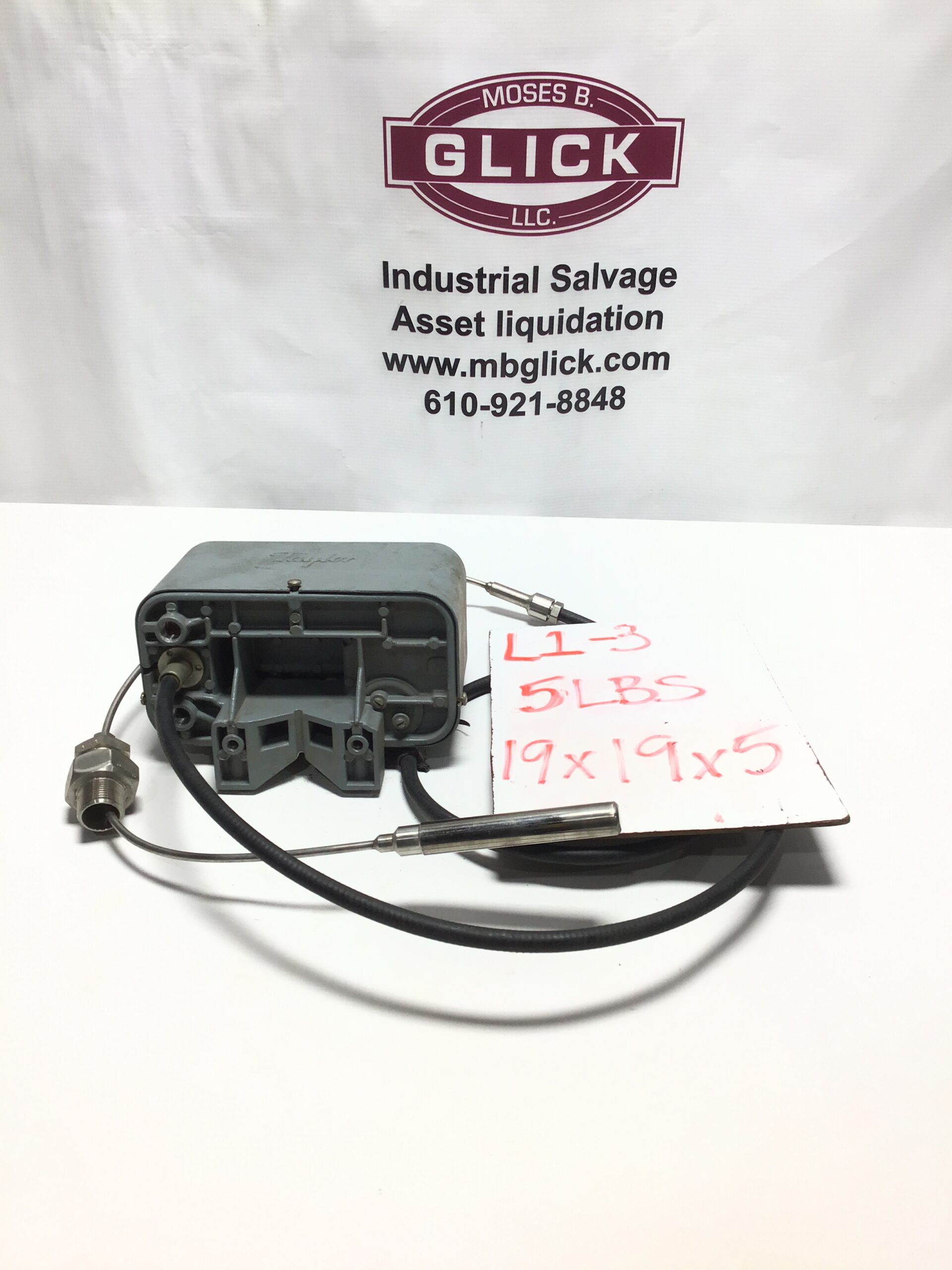 Taylor Pneumatic Differential Pressure Transmitter – Moses B. Glick