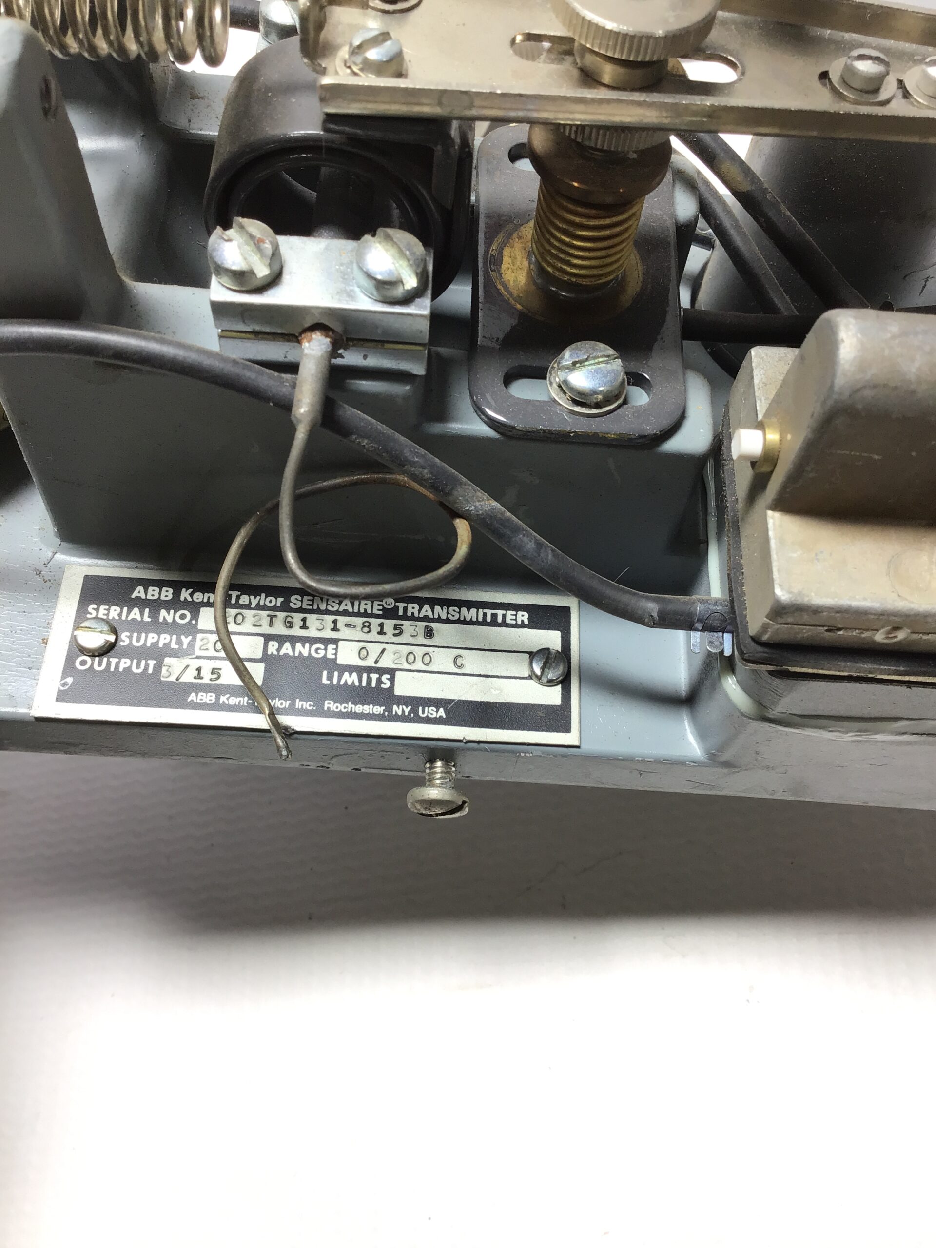 Taylor Pneumatic Differential Pressure Transmitter – Moses B. Glick