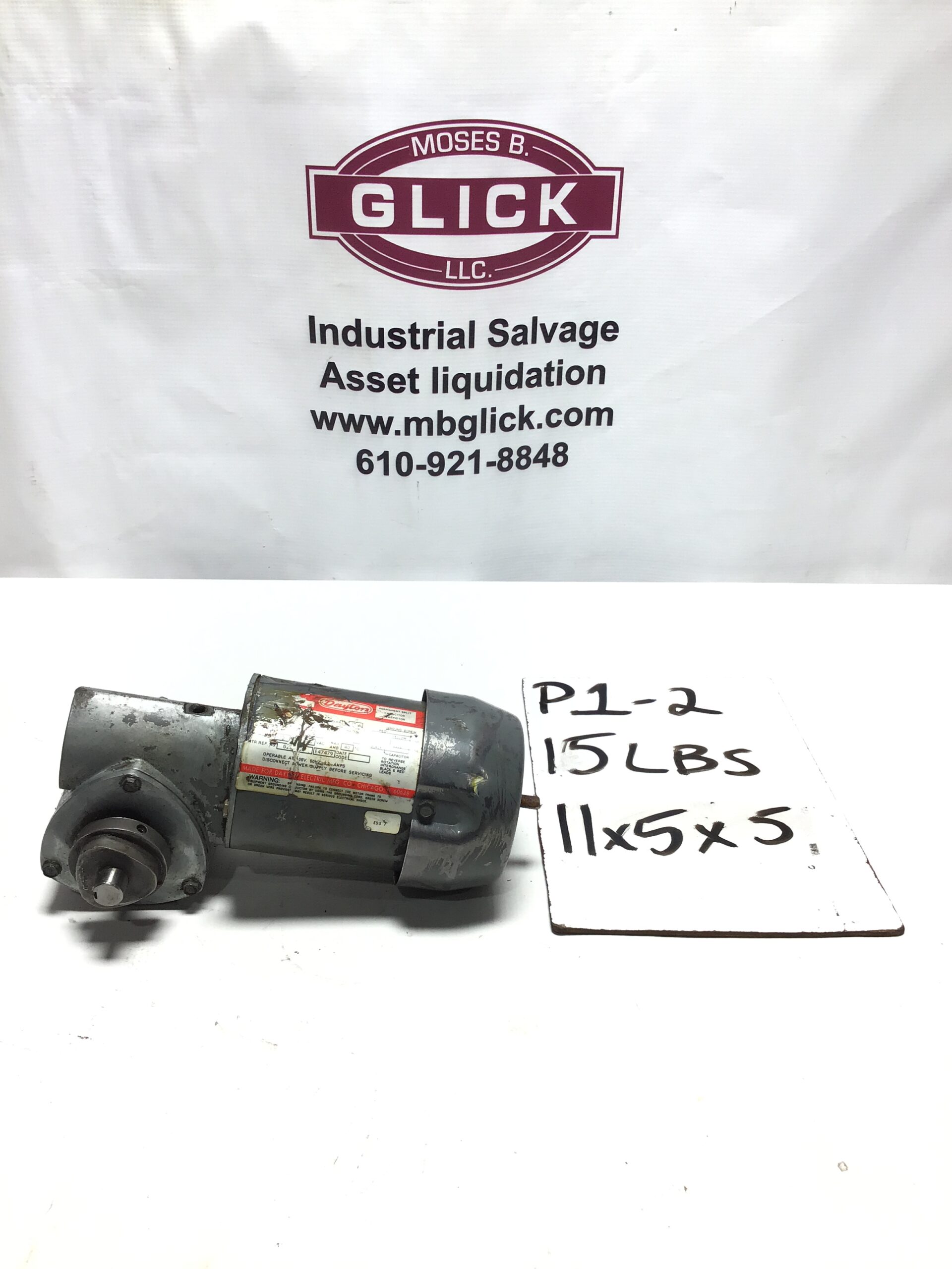 Dayton E47479 Gear Motor – Moses B. Glick