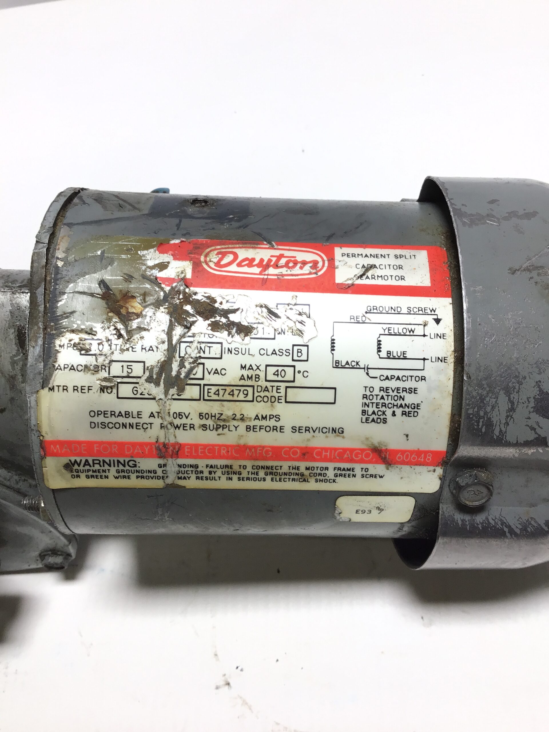 Dayton E47479 Gear Motor – Moses B. Glick