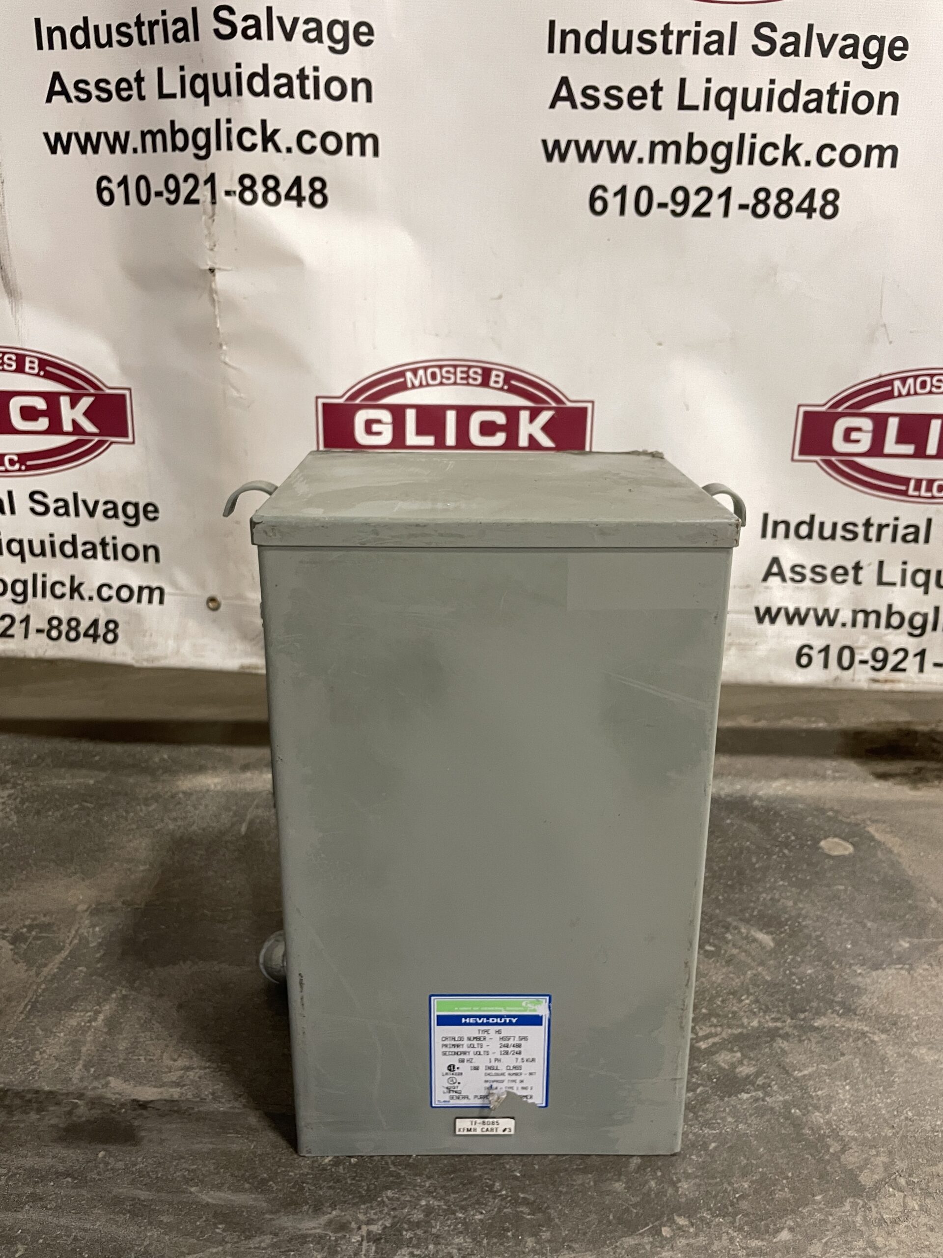 SOLA HEVI-DUTY HS5F7.5AS 7.5KVA Transformer 240/480V 120/240V 60Hz 1PH ...