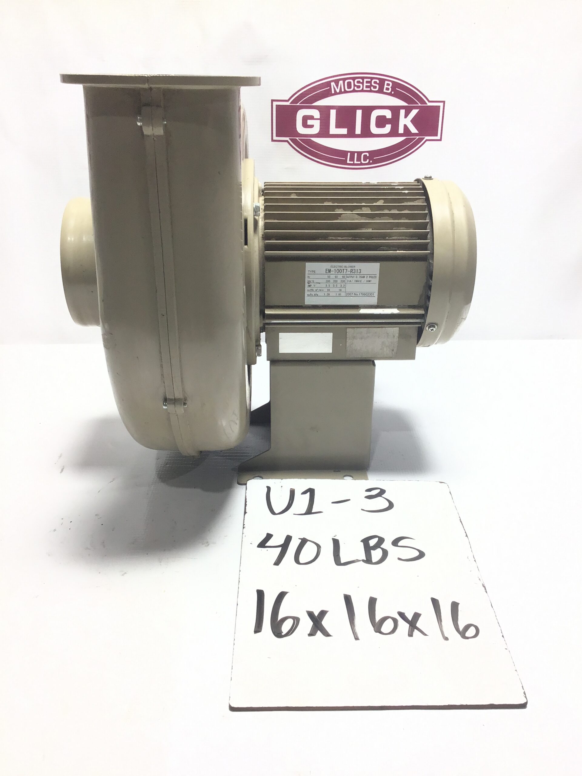 Showa EM-100T7-R313 Electric Blower 2 Poles – Moses B. Glick