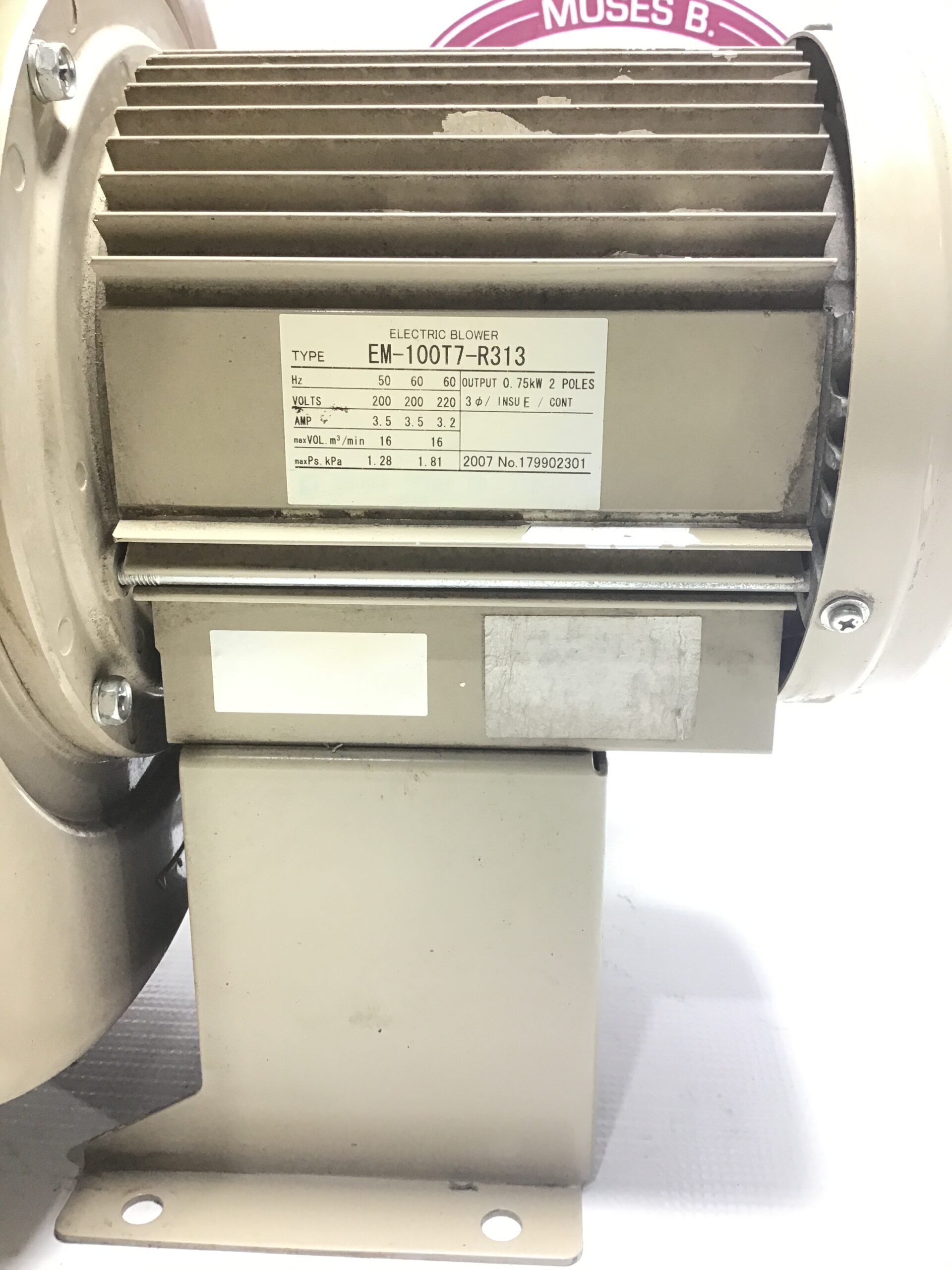 Showa EM-100T7-R313 Electric Blower 2 Poles – Moses B. Glick