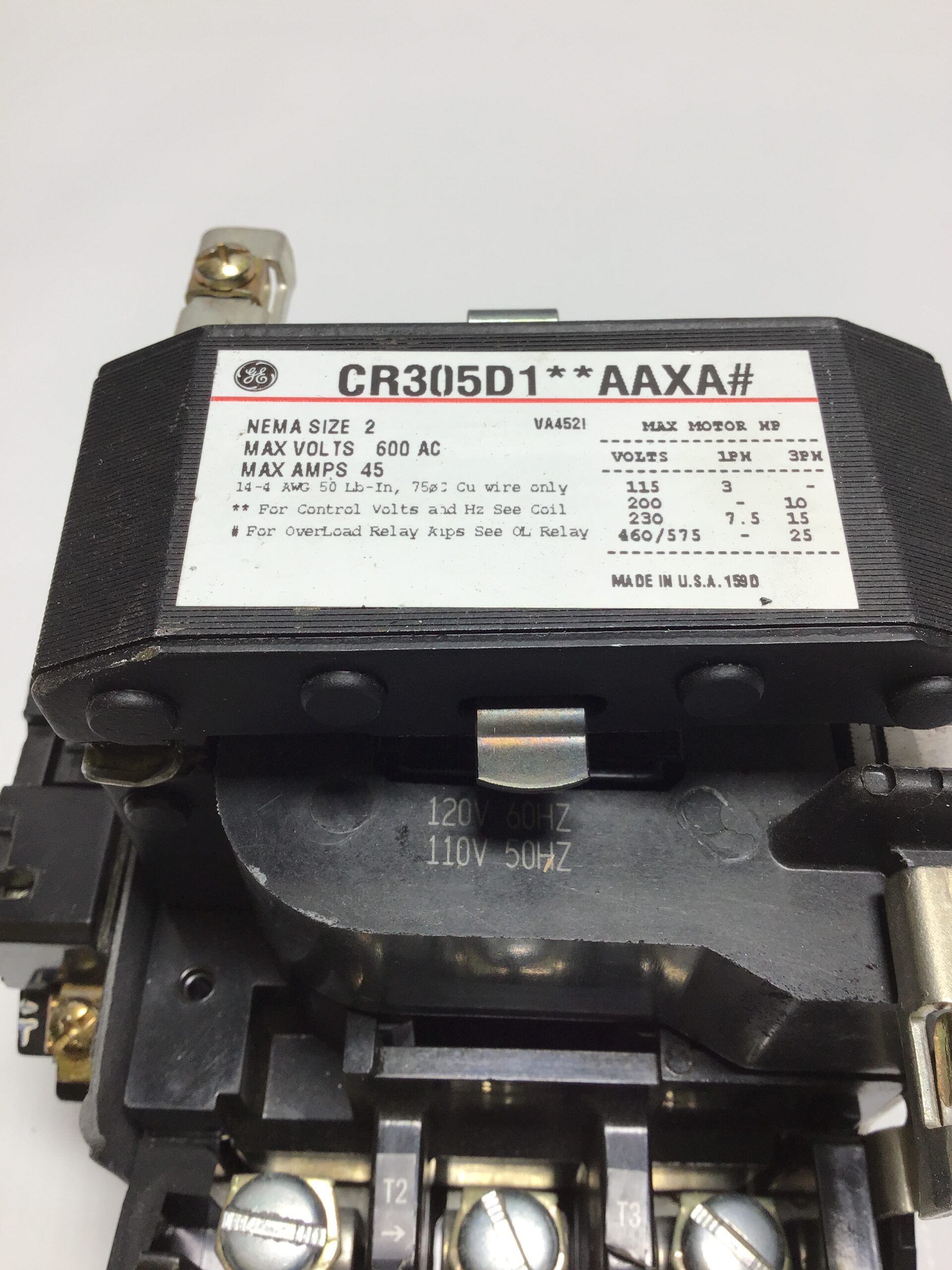 GE CR305D1 Magnetic Contactor – Moses B. Glick