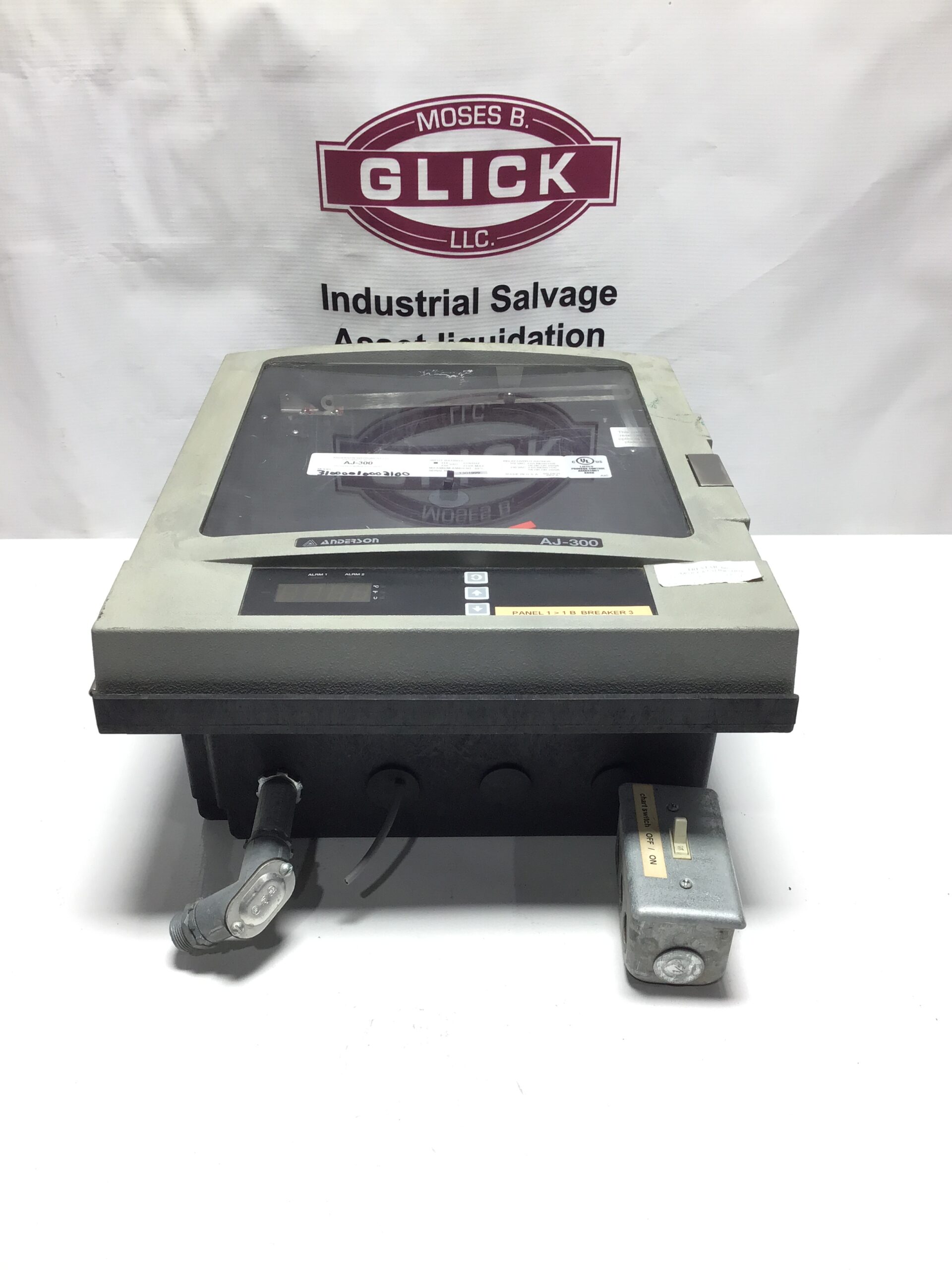 Anderson AJ-300 Chart Recorder – Moses B. Glick