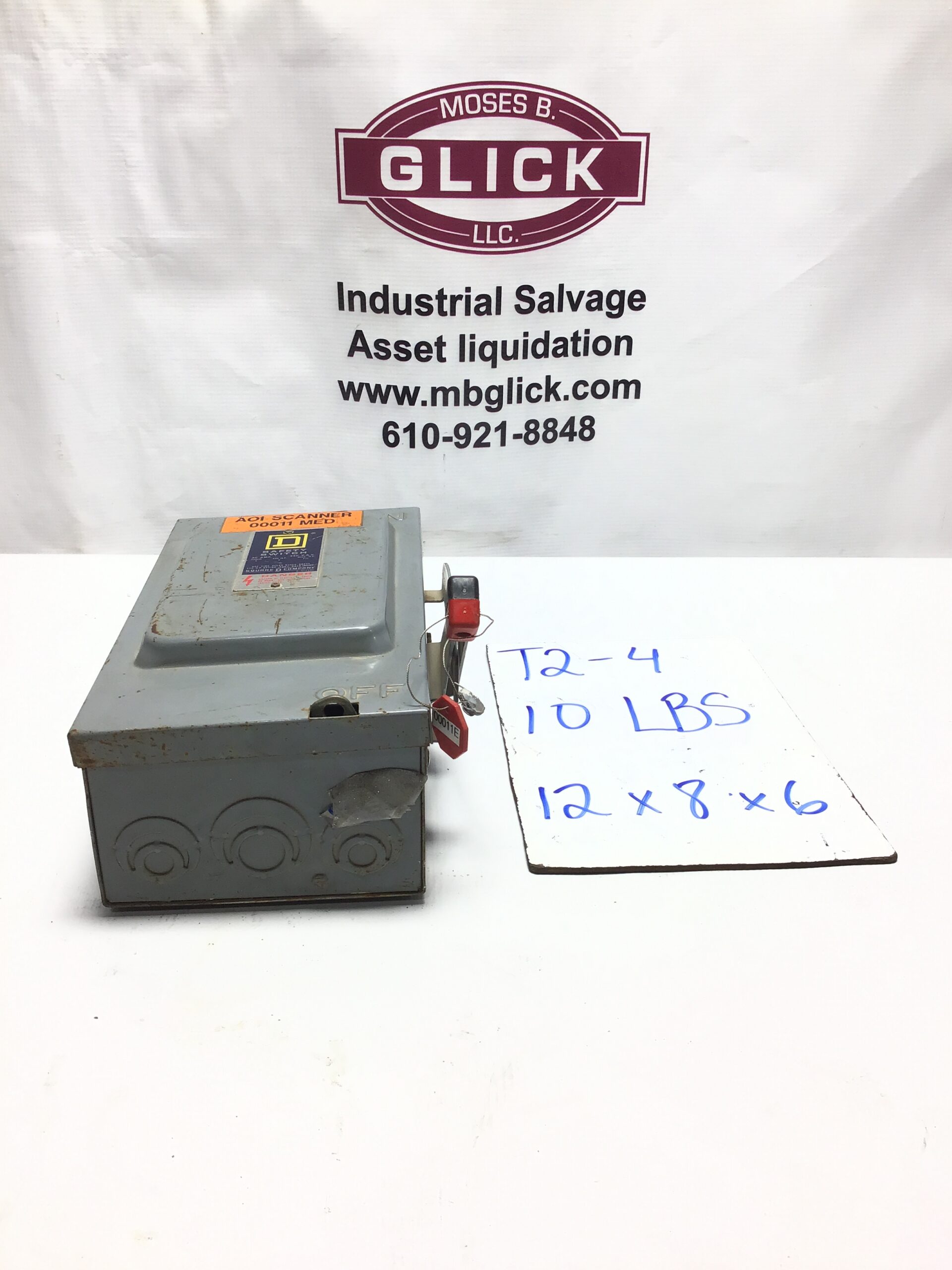 Square D H321N Heavy Duty Safety Disconnect Switch 30A 600V 3-Pole NEMA ...