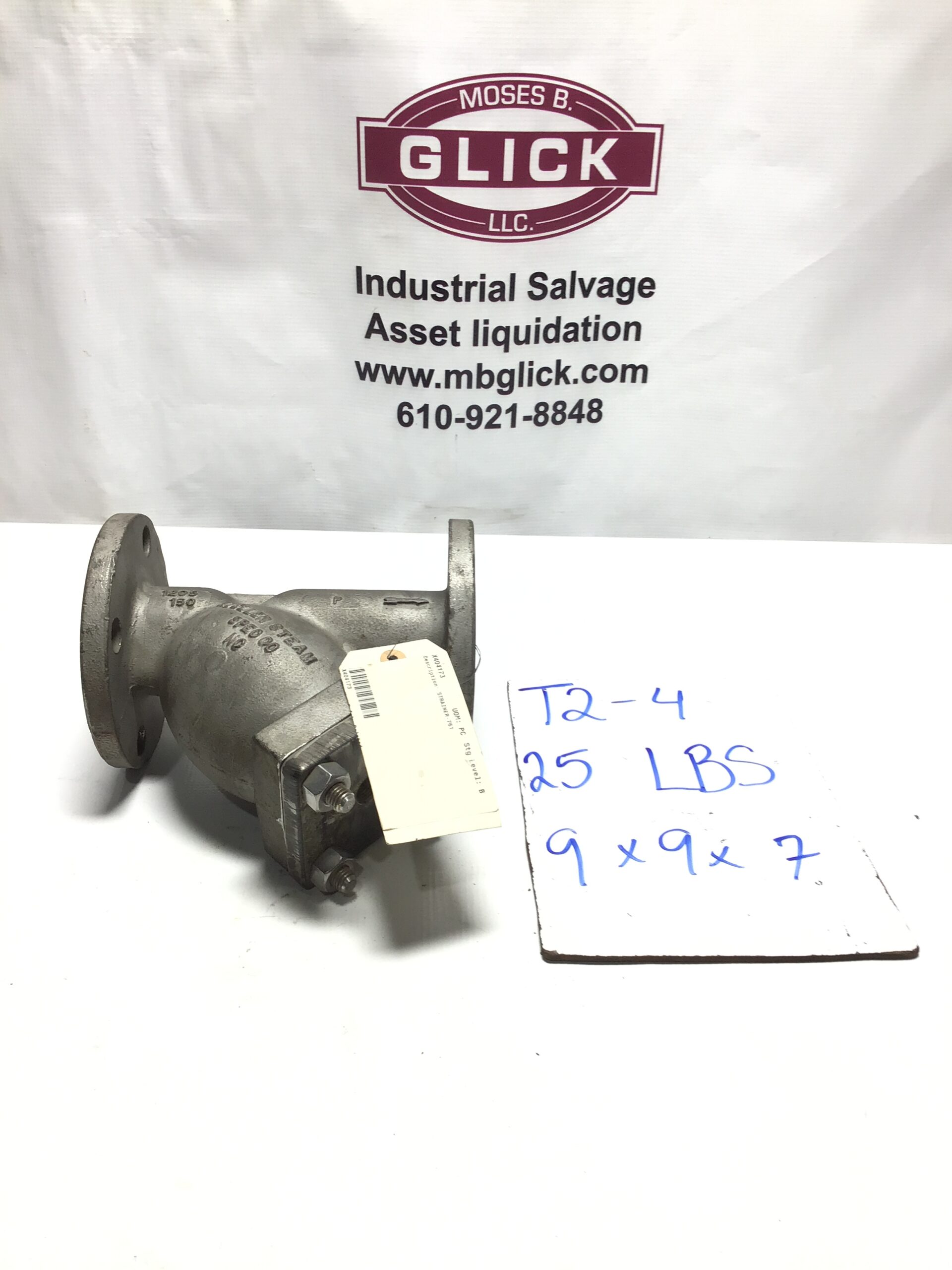 Mueller Steam Specialty 761/X404173 Steel Y Strainer 2″ – Moses B. Glick