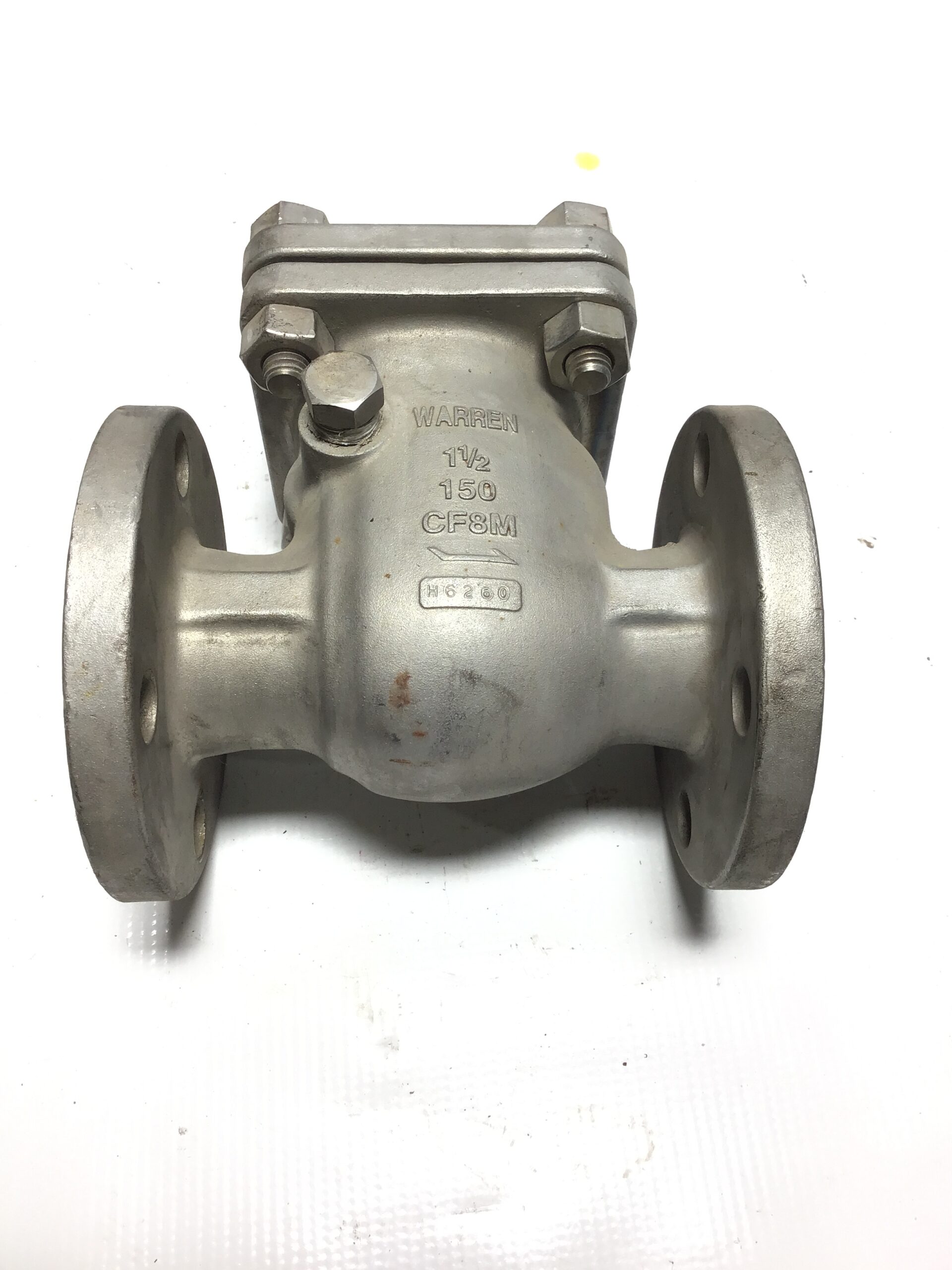 Warren SW-CH 1-1/2″ Swing Check Valve Fig 3156 150# CF8M Stainless ...
